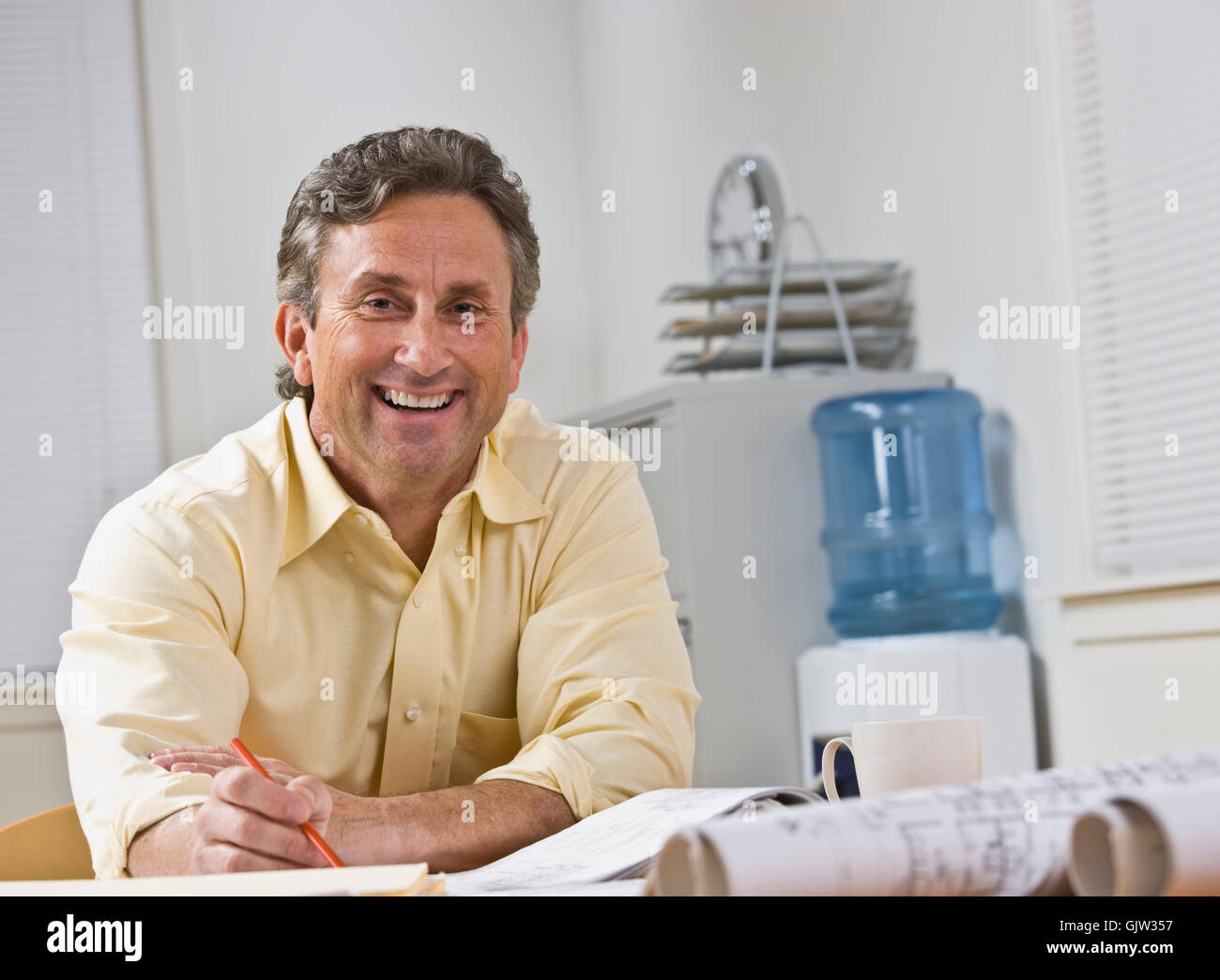 office desk inside Stock Photo - Alamy