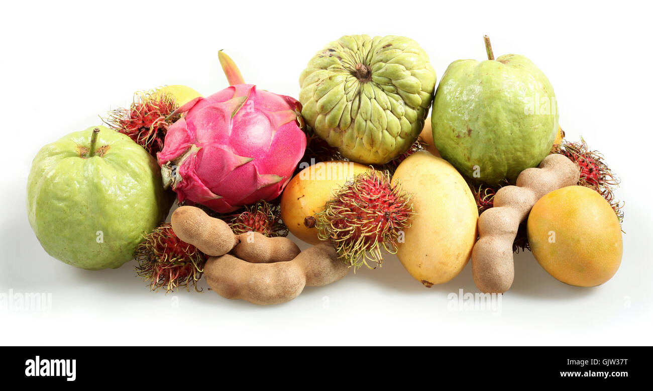 fruit tropical tamarind Stock Photo - Alamy