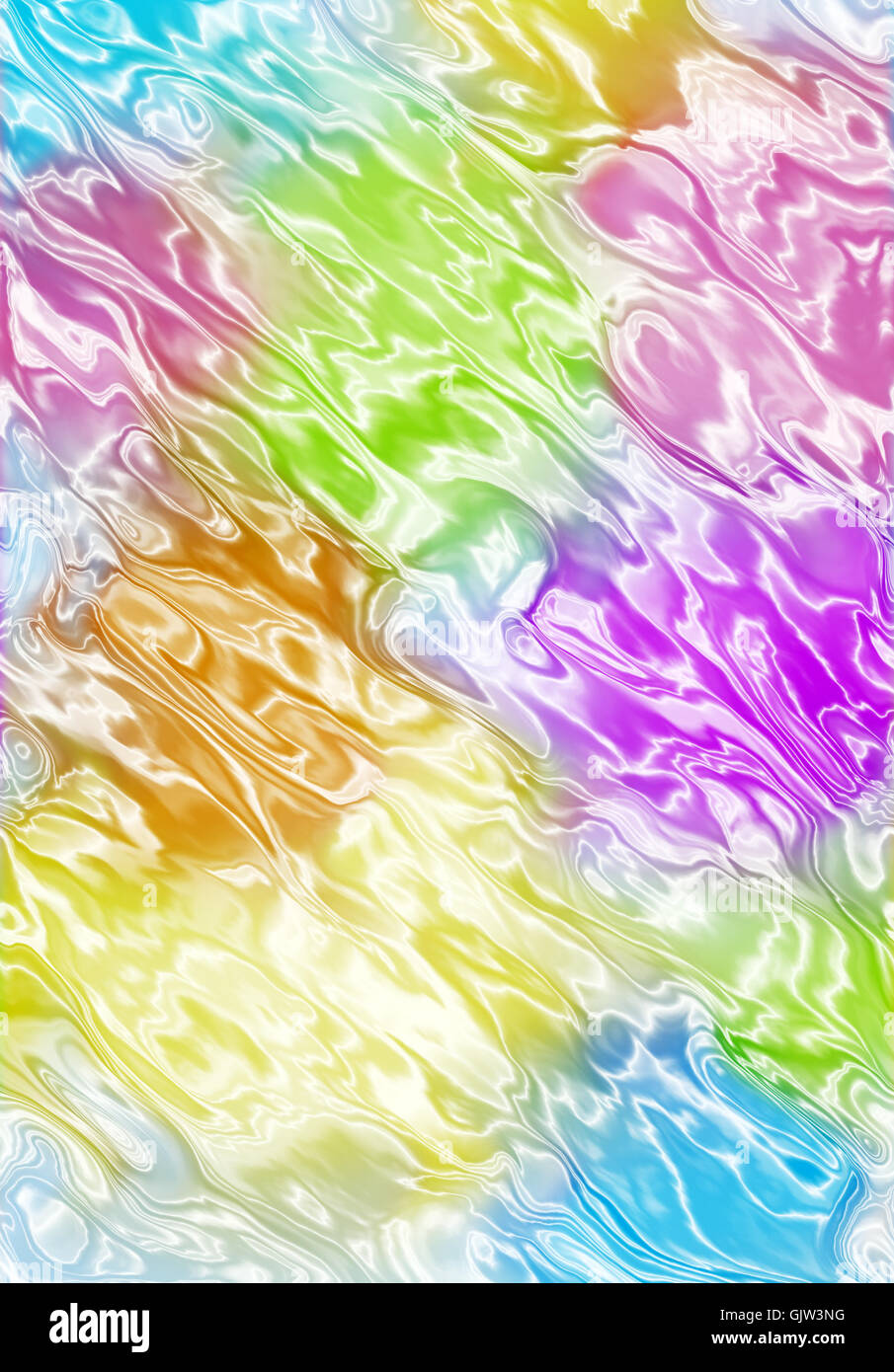 Liquid colored waves hi-res stock photography and images - Alamy