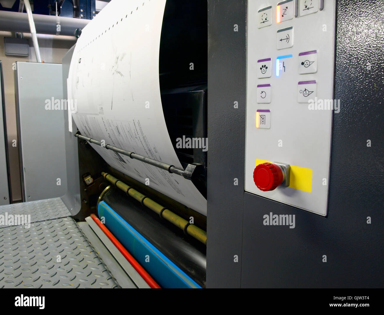 printer control press Stock Photo - Alamy