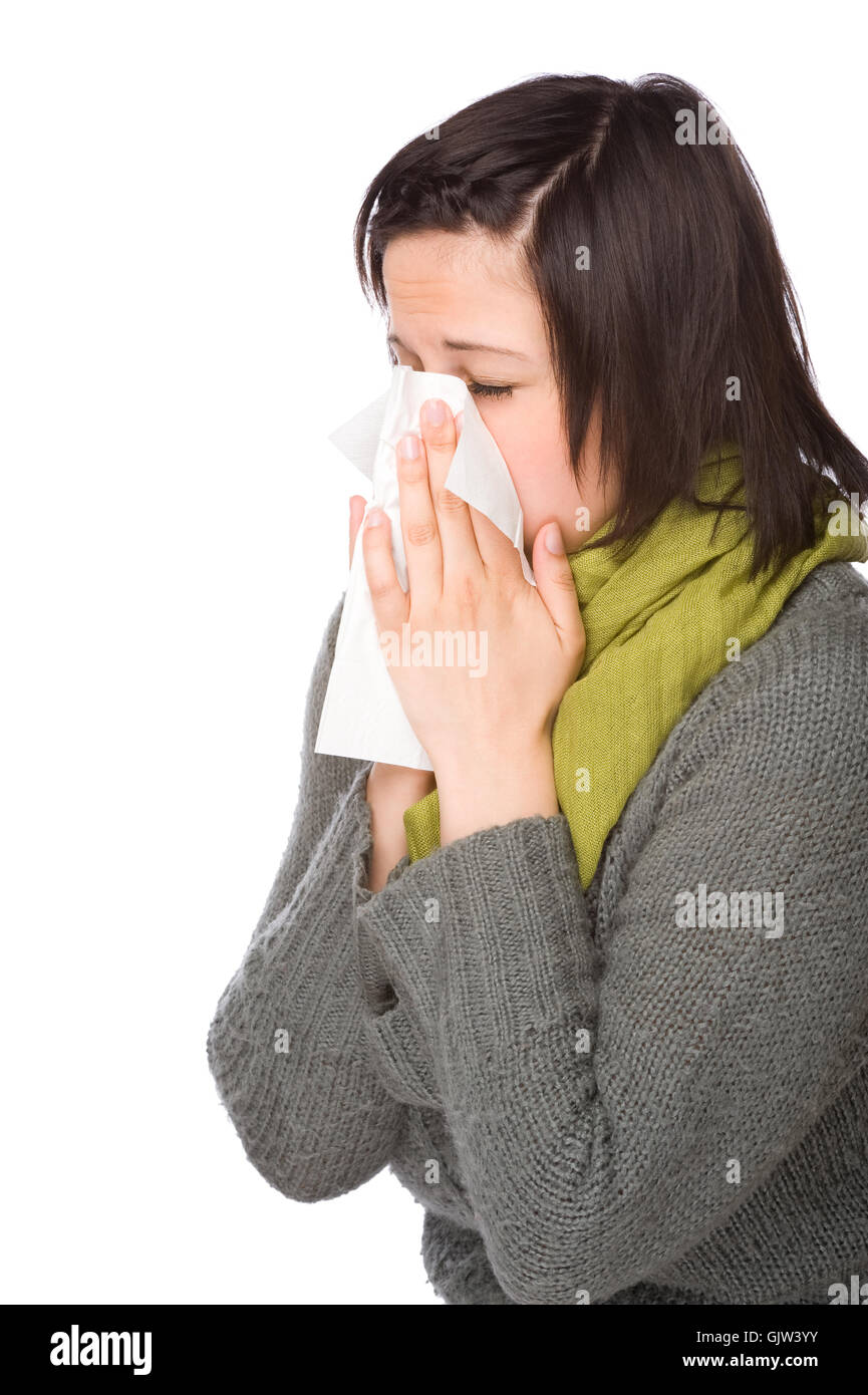 cold catarrh nose Stock Photo - Alamy