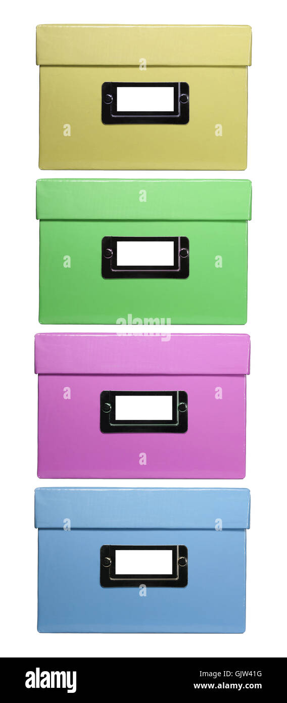 File boxes hi-res stock photography and images - Alamy