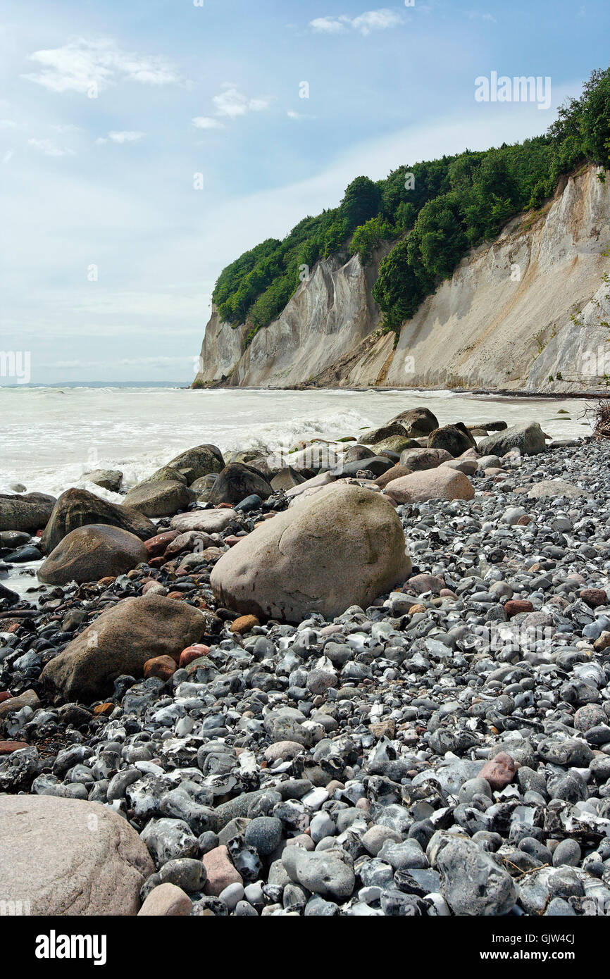 chalk cliffs on rugen Stock Photo - Alamy