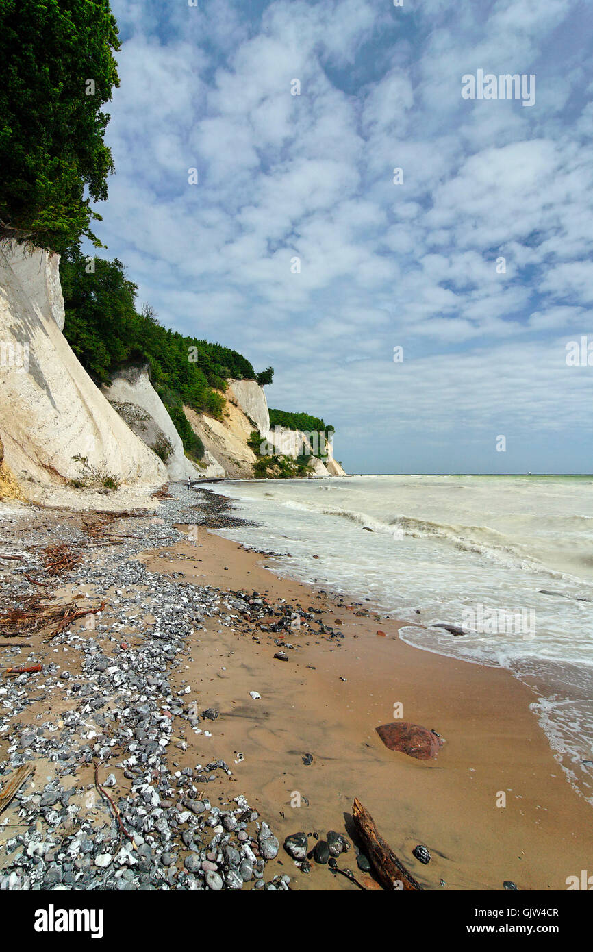 chalk cliffs on rugen Stock Photo - Alamy