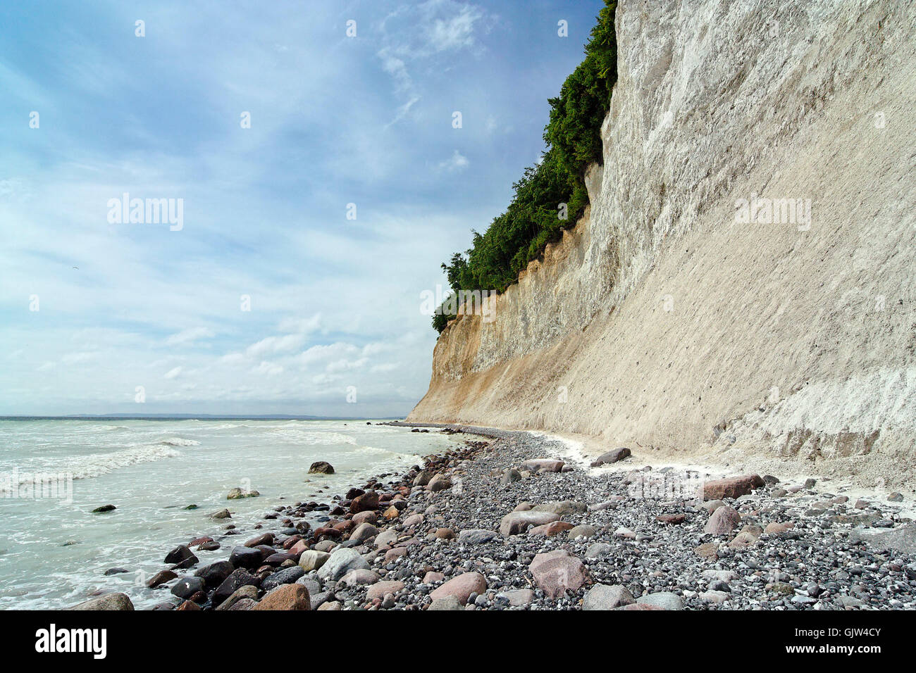 chalk cliffs on rugen Stock Photo - Alamy
