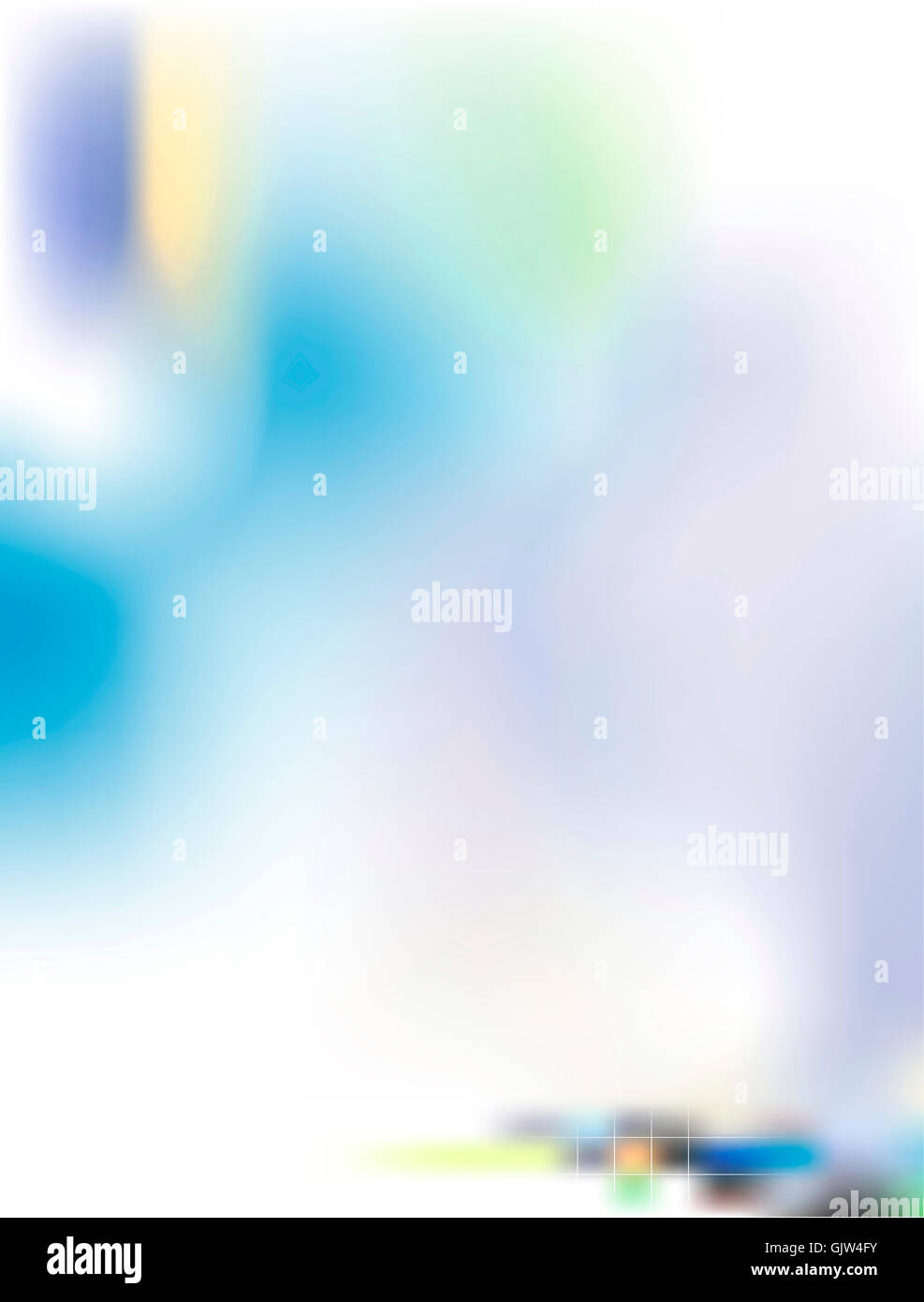 coloured illustration progression Stock Photo - Alamy