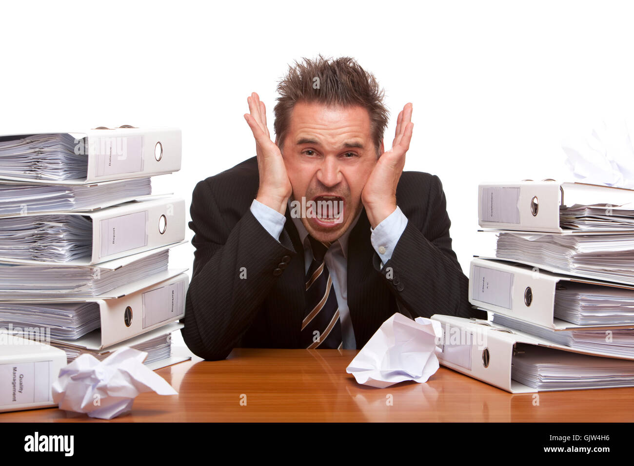 Office frustration hi-res stock photography and images - Alamy