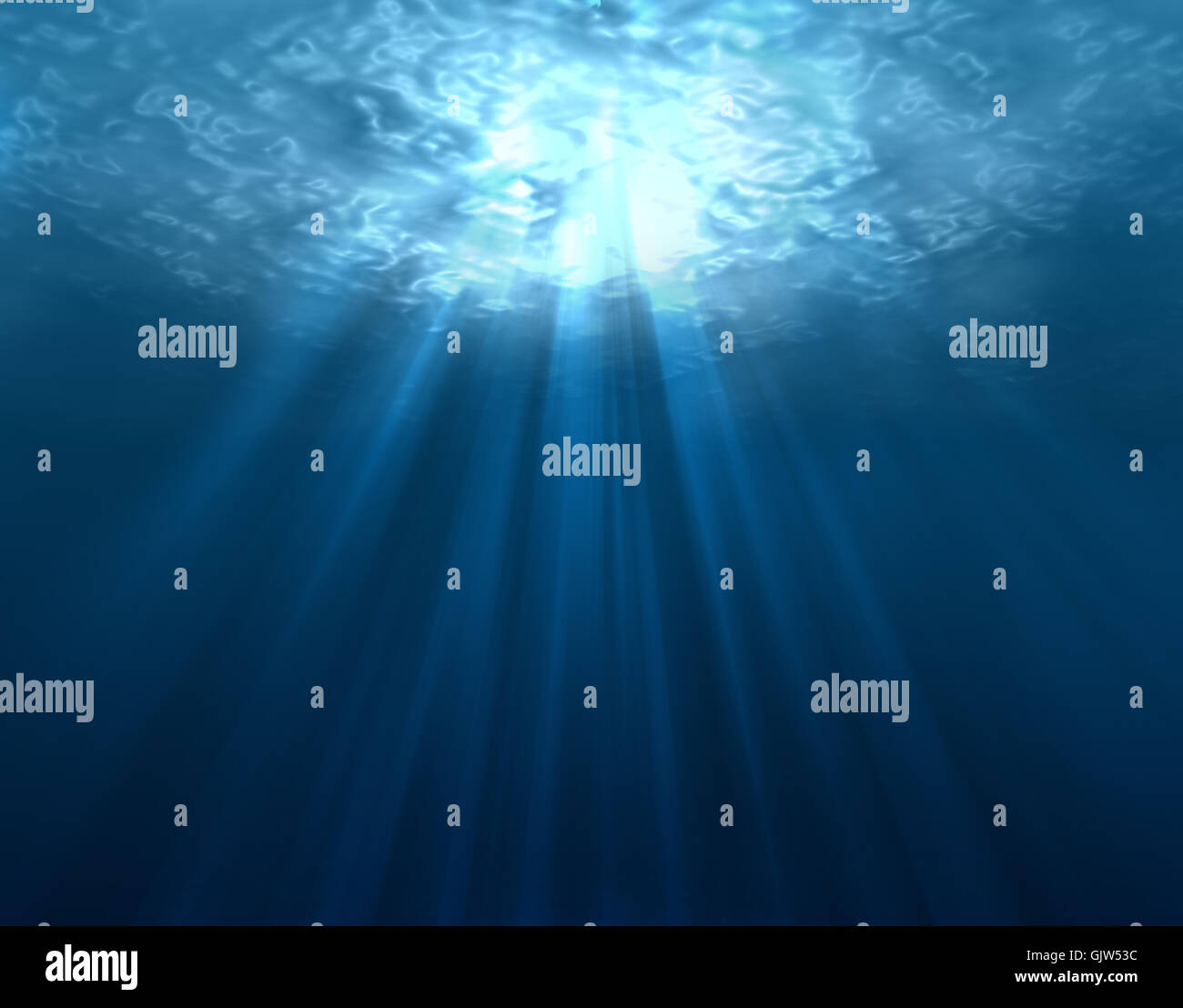underwater illustration salt water Stock Photo - Alamy
