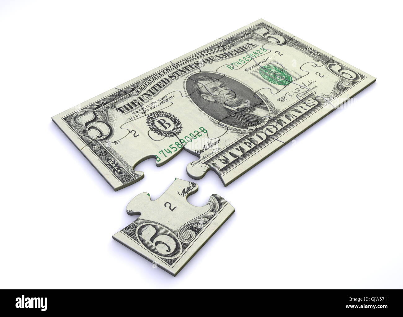 Dollar note Cut Out Stock Images & Pictures - Alamy