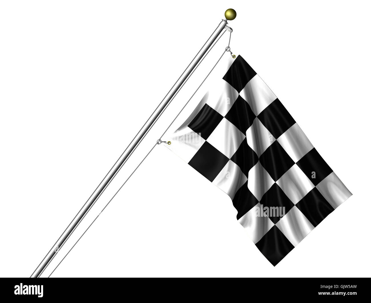 isolated racing flag Stock Photo - Alamy