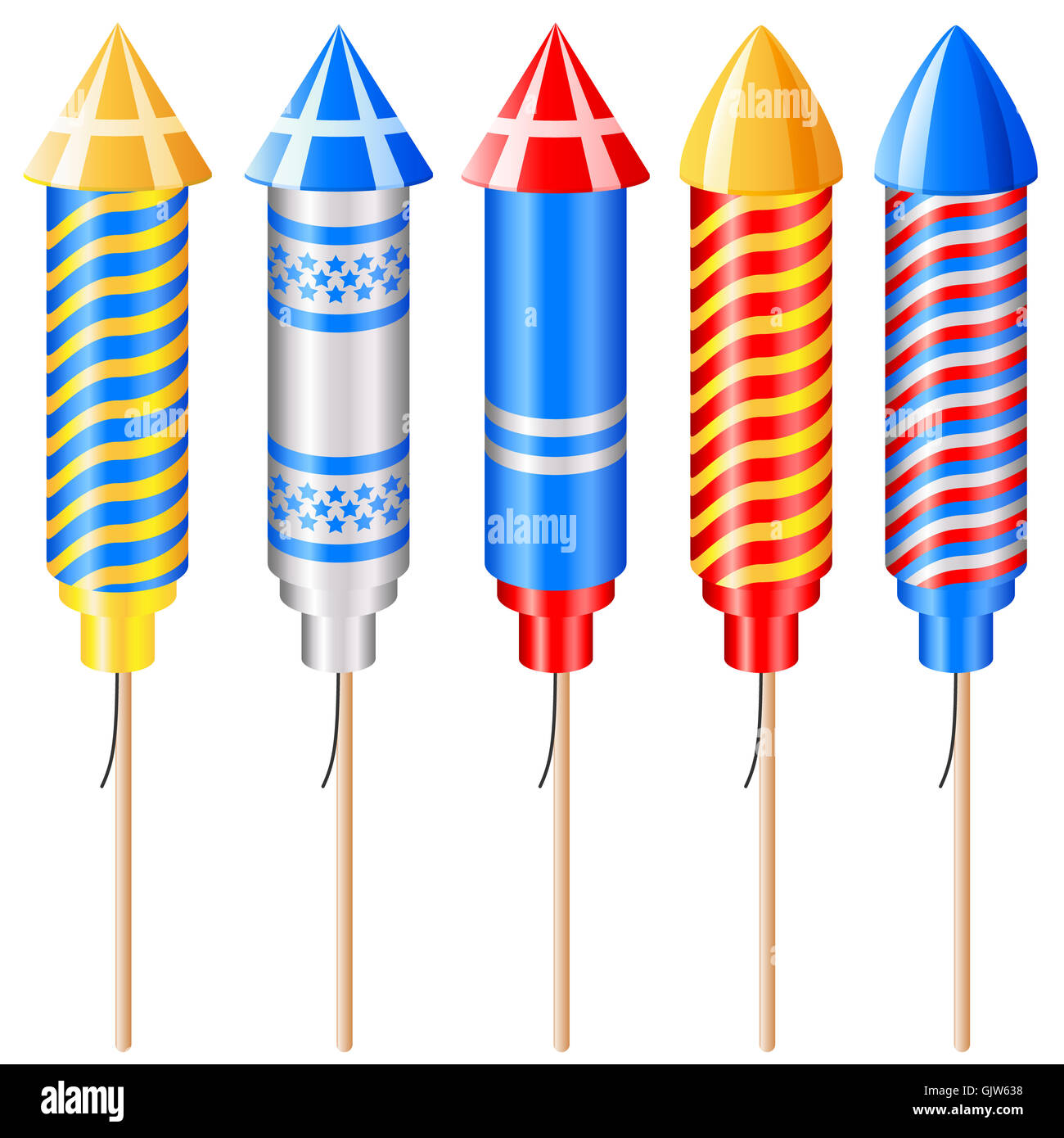 rocket for fireworks Stock Photo - Alamy