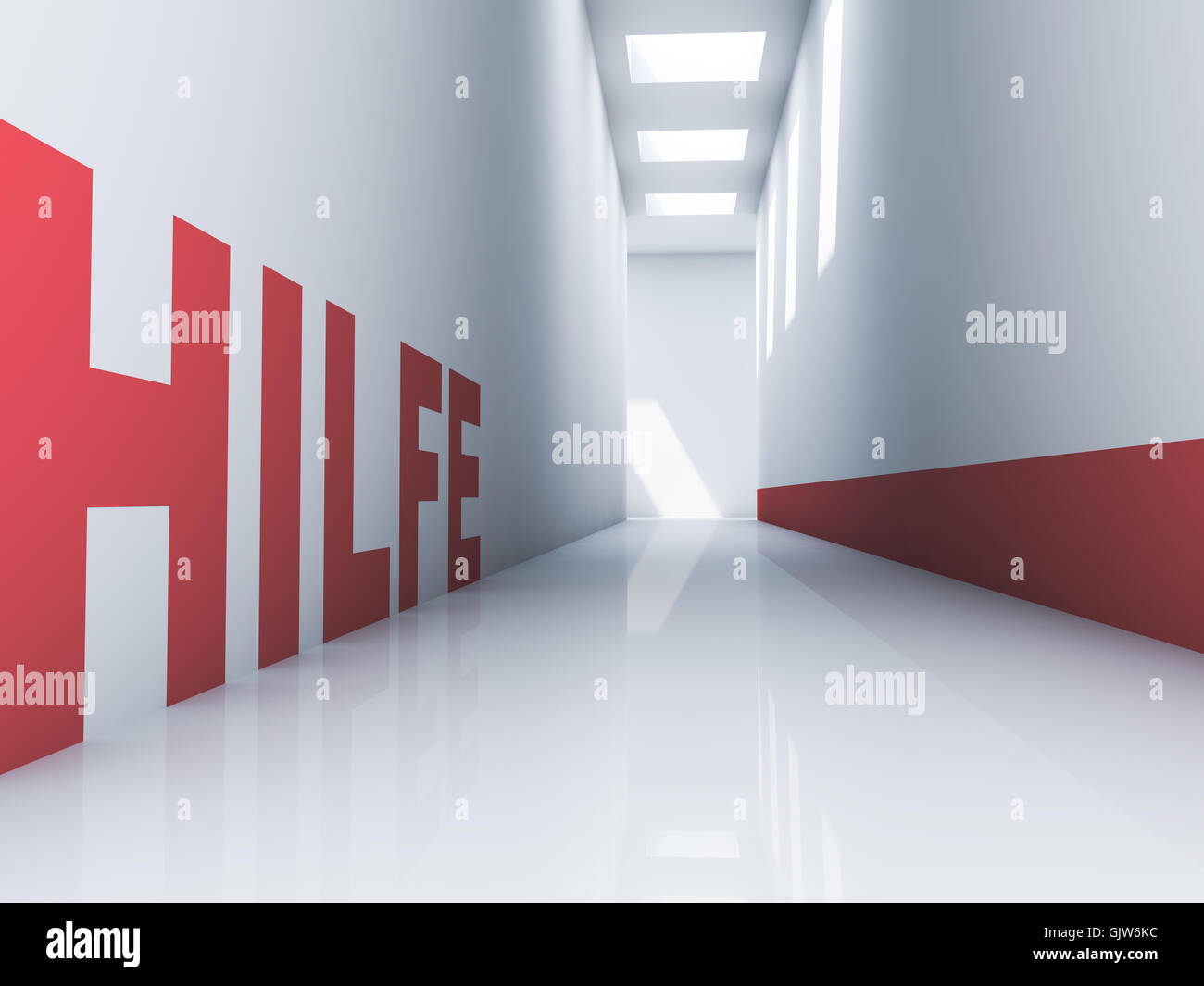 corridor letters writing Stock Photo - Alamy