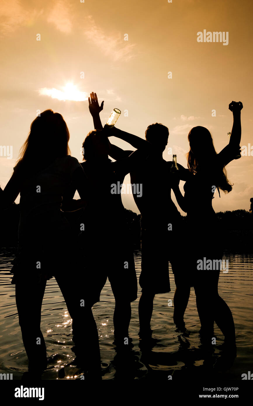 music beach seaside Stock Photo - Alamy