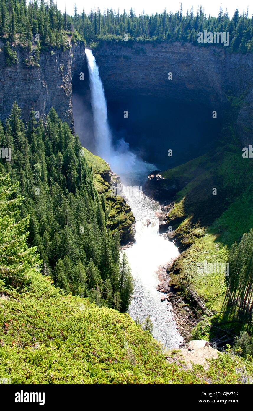helmcken falls murtle river canada Stock Photo - Alamy