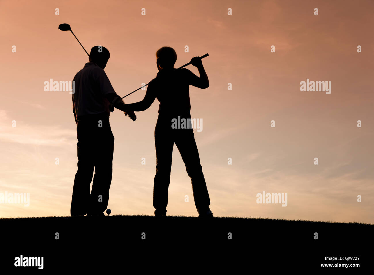 Person plays golf in hi-res stock photography and images - Alamy