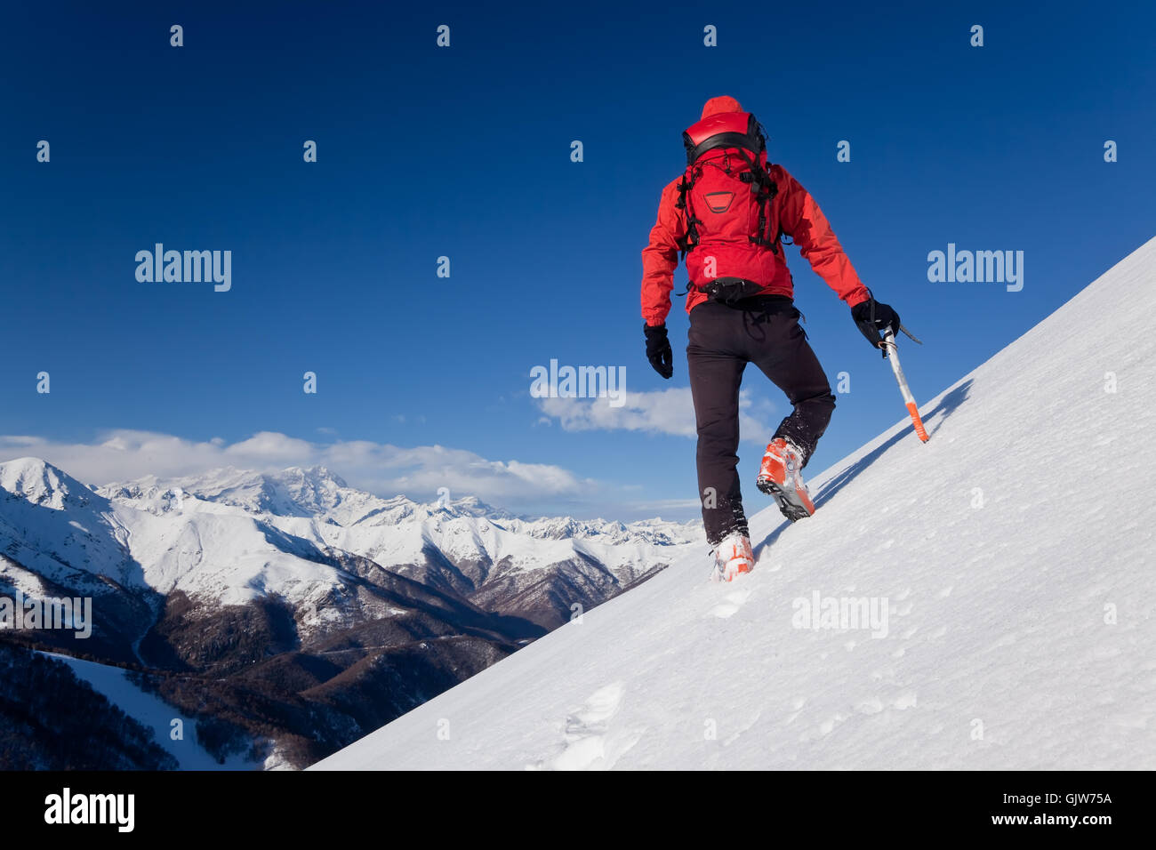 rise climb climbing Stock Photo - Alamy