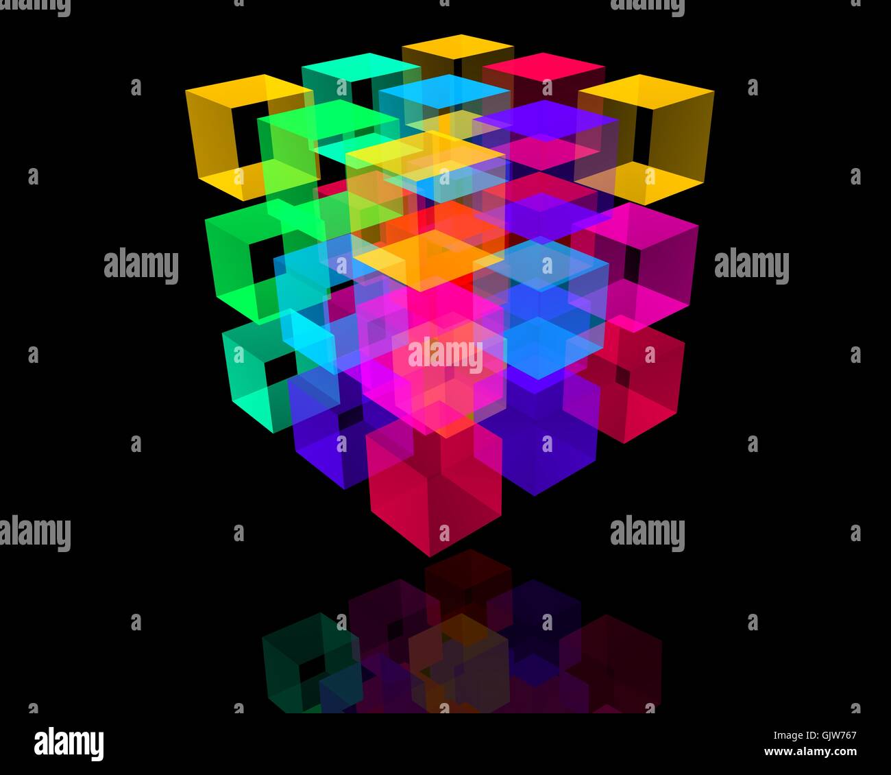 cube colorful beautiful Stock Photo - Alamy