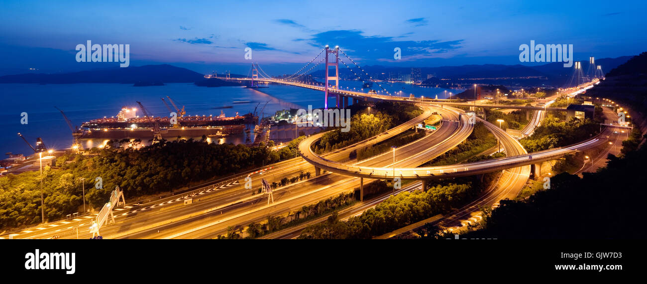 city town bridge Stock Photo - Alamy