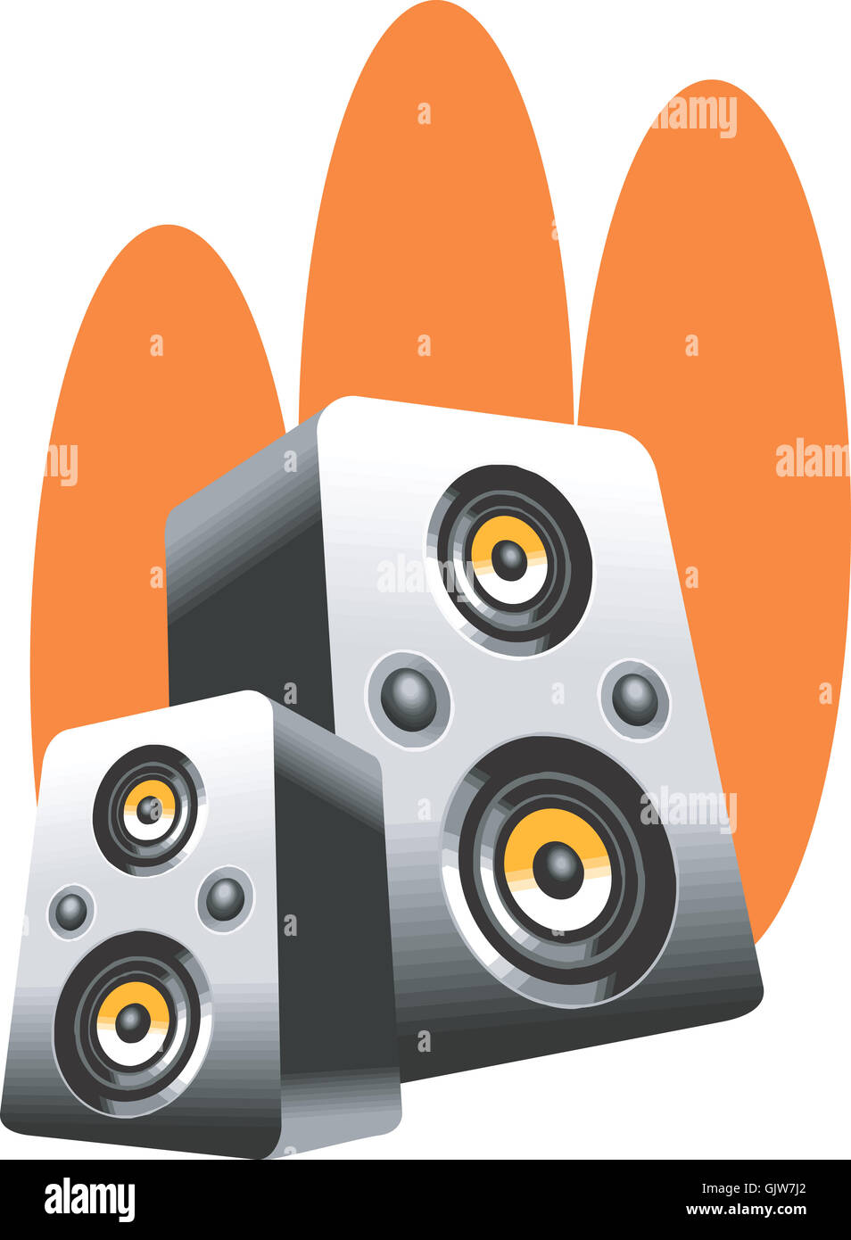 music song speaker Stock Photo - Alamy
