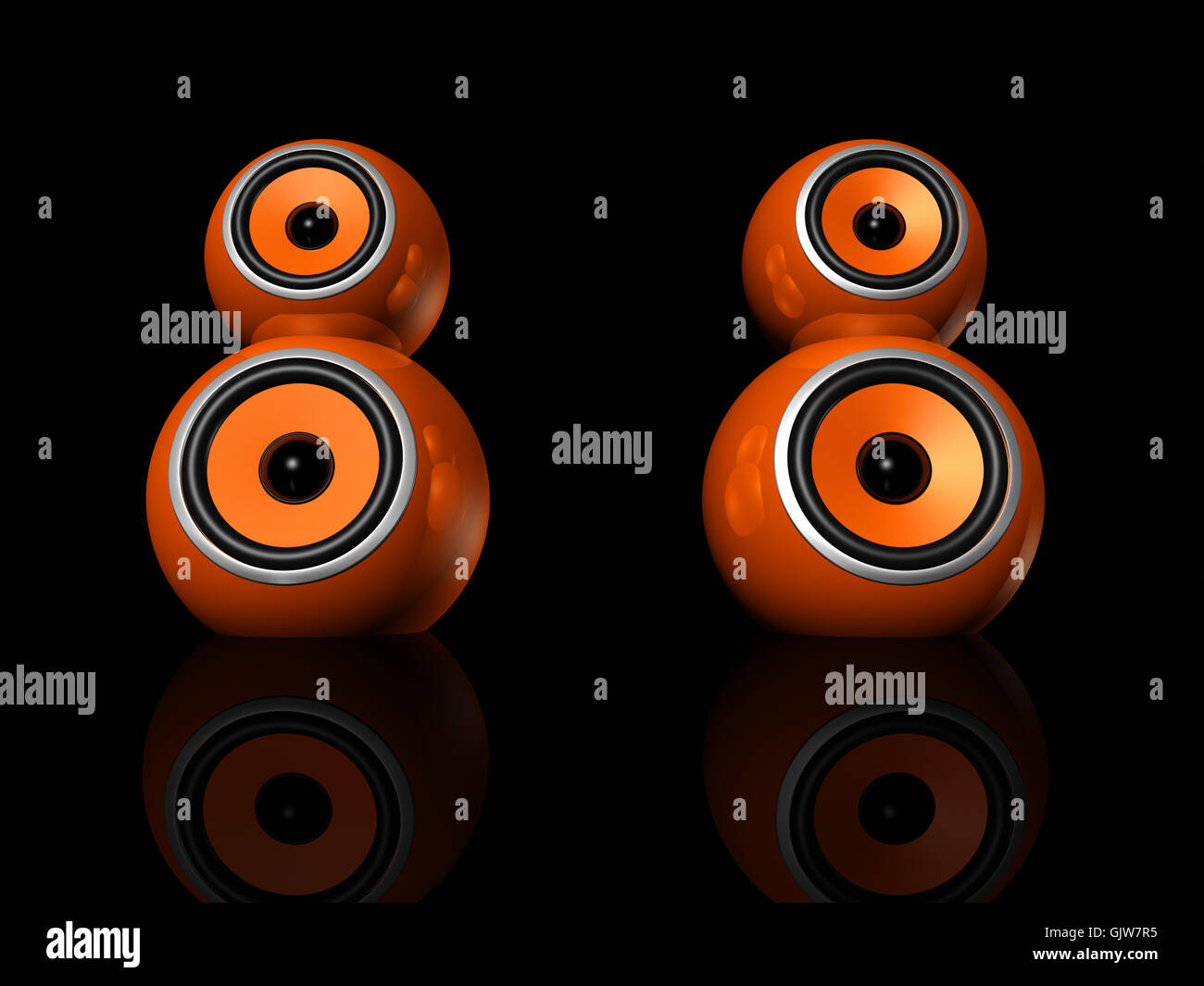 Black loudspeaker loud music sound illustration hi-res stock ...