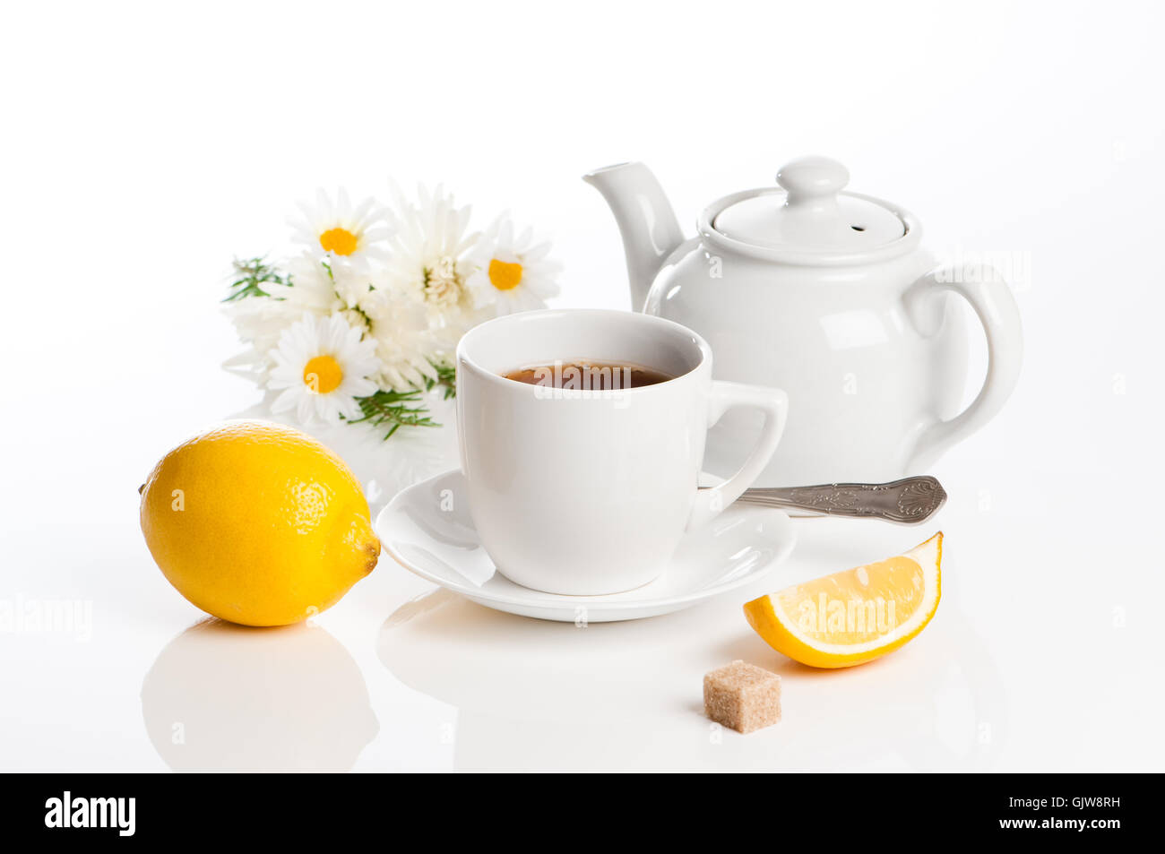 tea lemon citron Stock Photo - Alamy