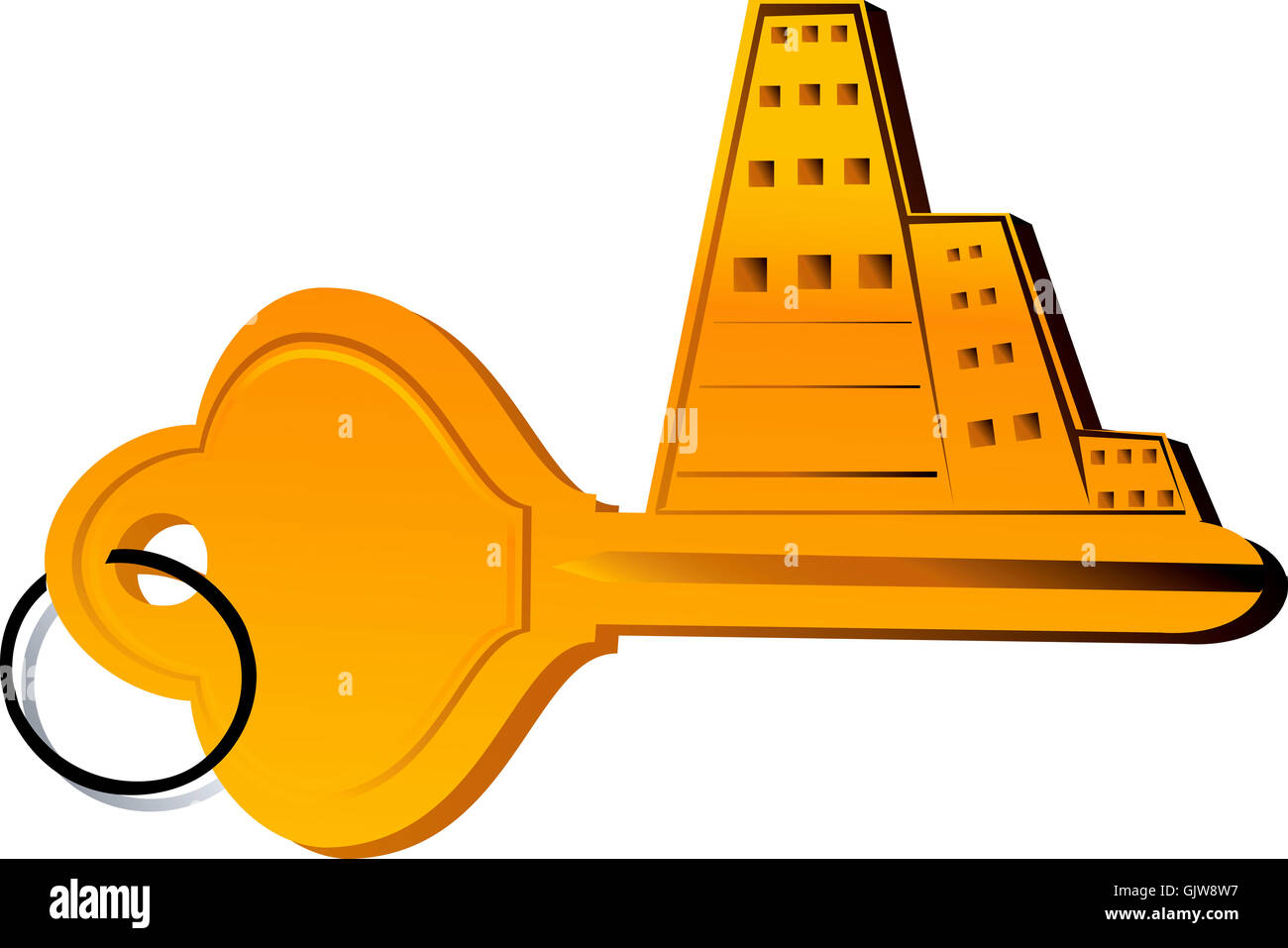 house building key Stock Photo - Alamy