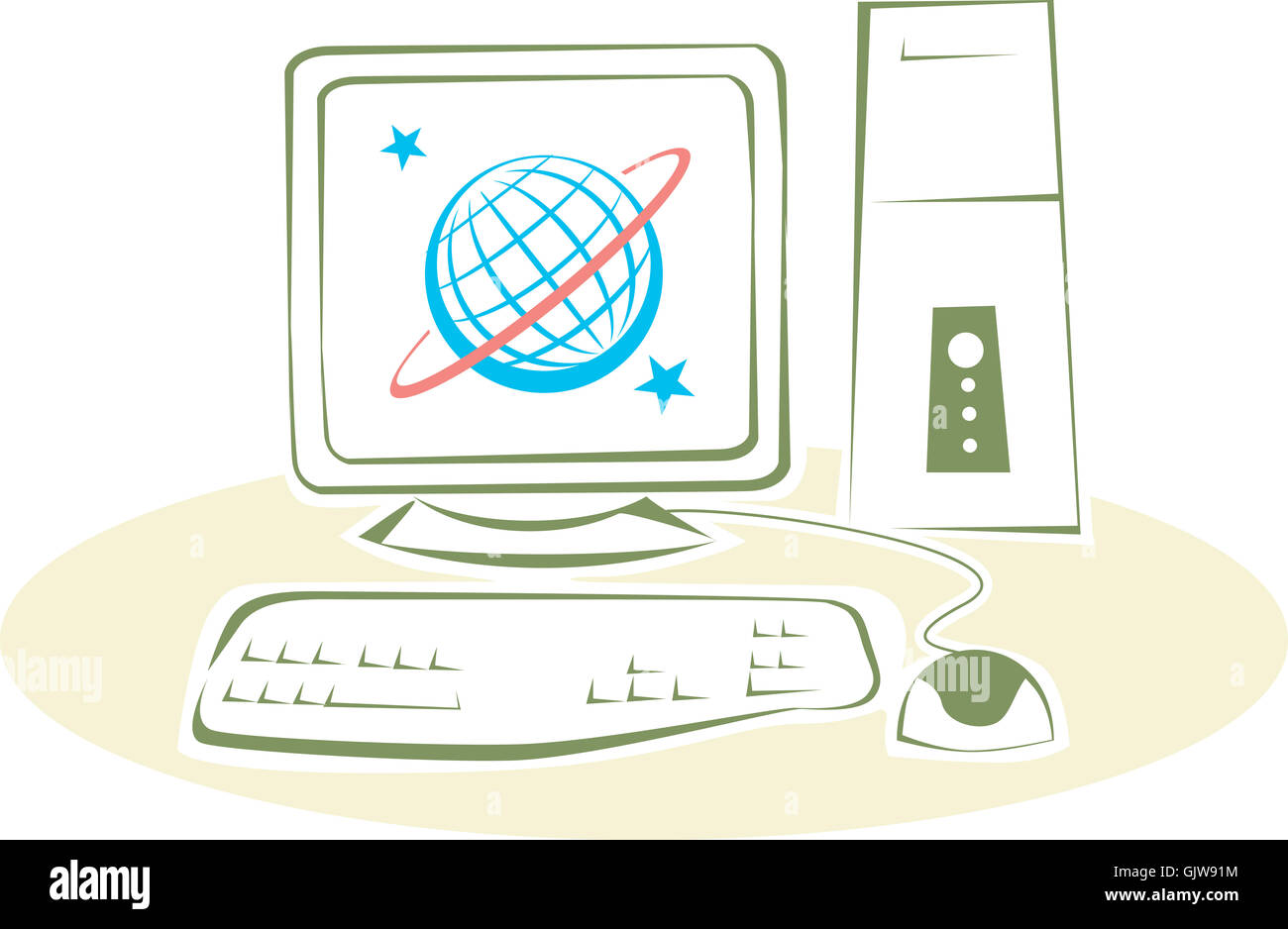 monitor screen technology Stock Photo - Alamy