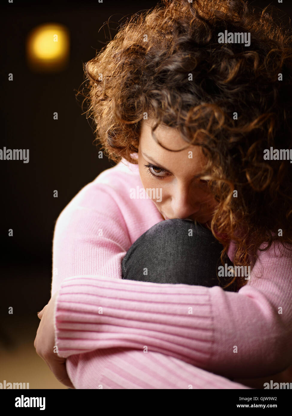 woman portrait sad Stock Photo - Alamy