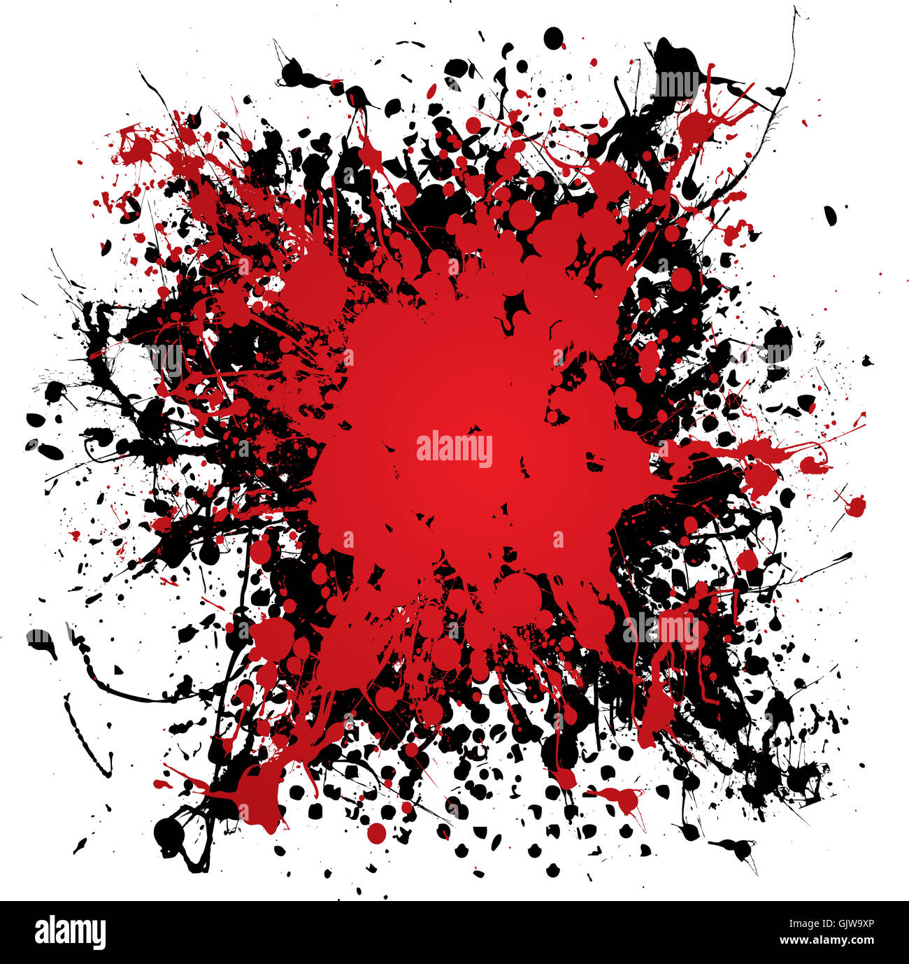 Blood drips black background Cut Out Stock Images & Pictures - Alamy