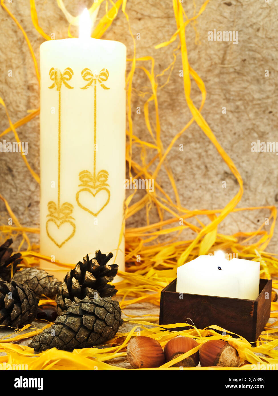 candle nuts eve Stock Photo - Alamy