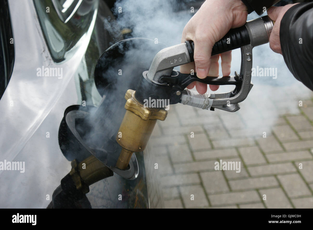 Lpg vehicle refuel hi-res stock photography and images - Alamy