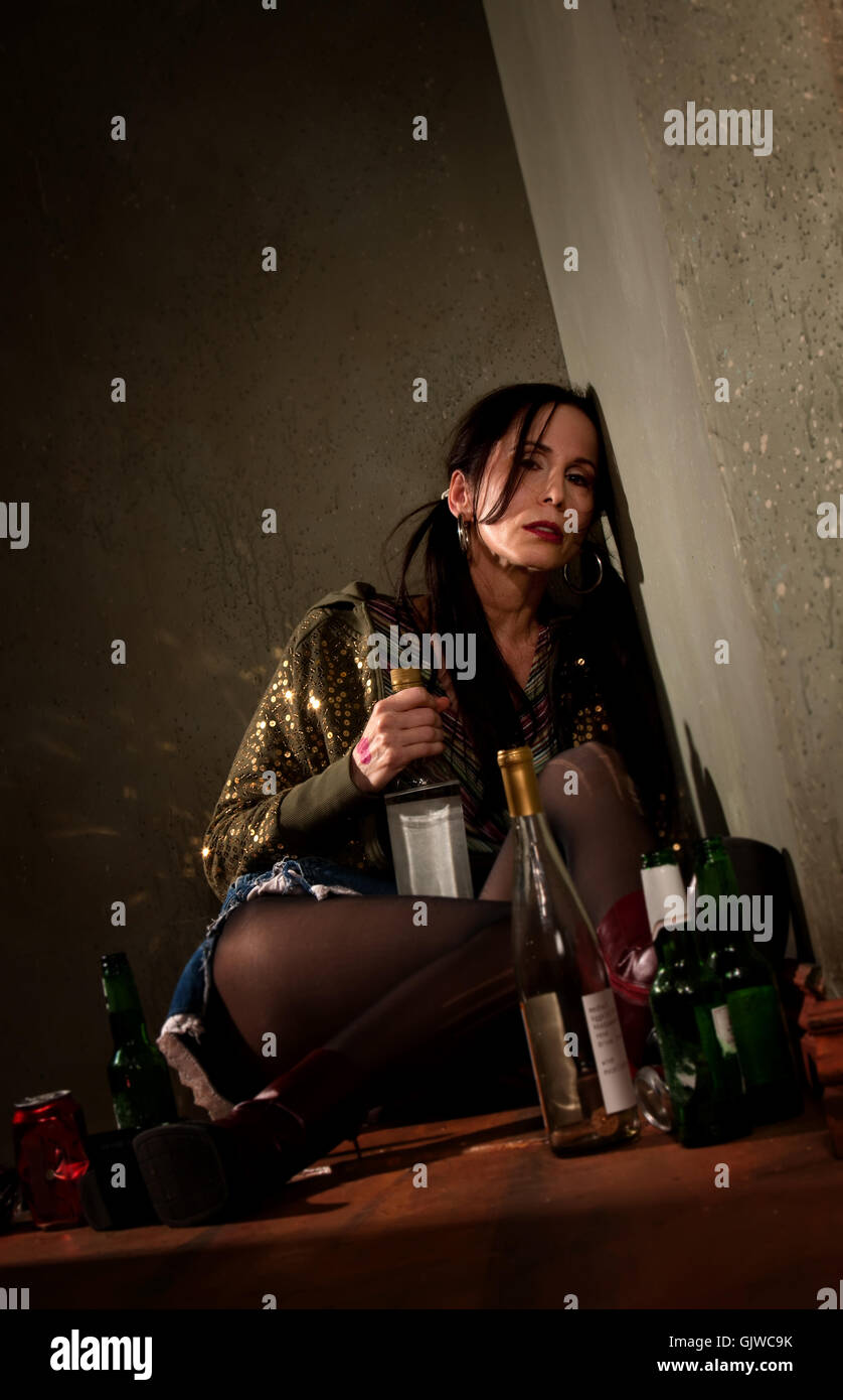 woman alcohol party Stock Photo - Alamy