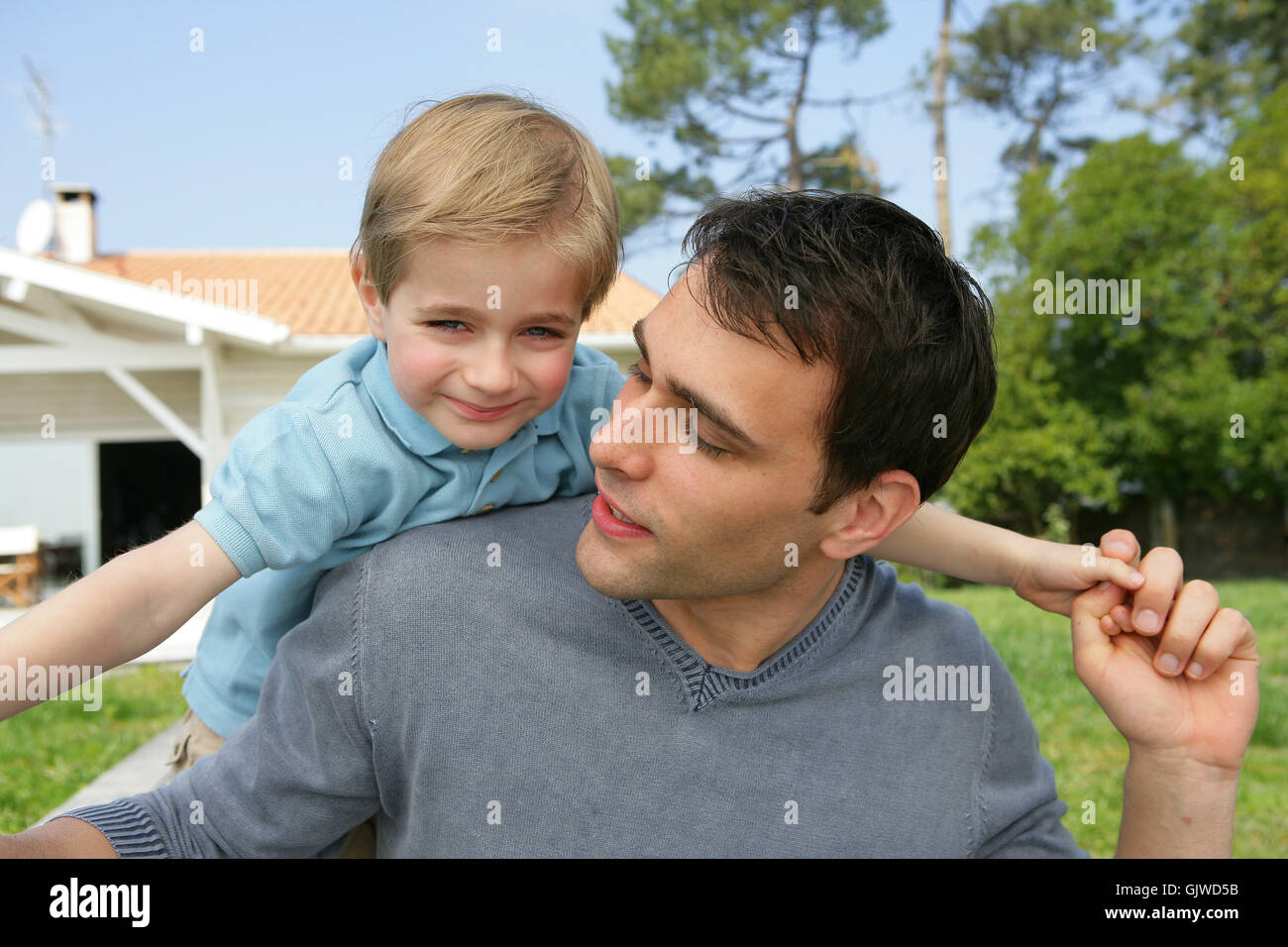 close profile garden Stock Photo - Alamy