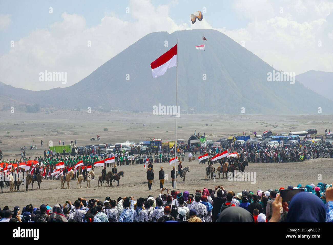 Bromo, East Java, Indonesia. 17th Aug, 2016. : Indonesia Tengger people ...