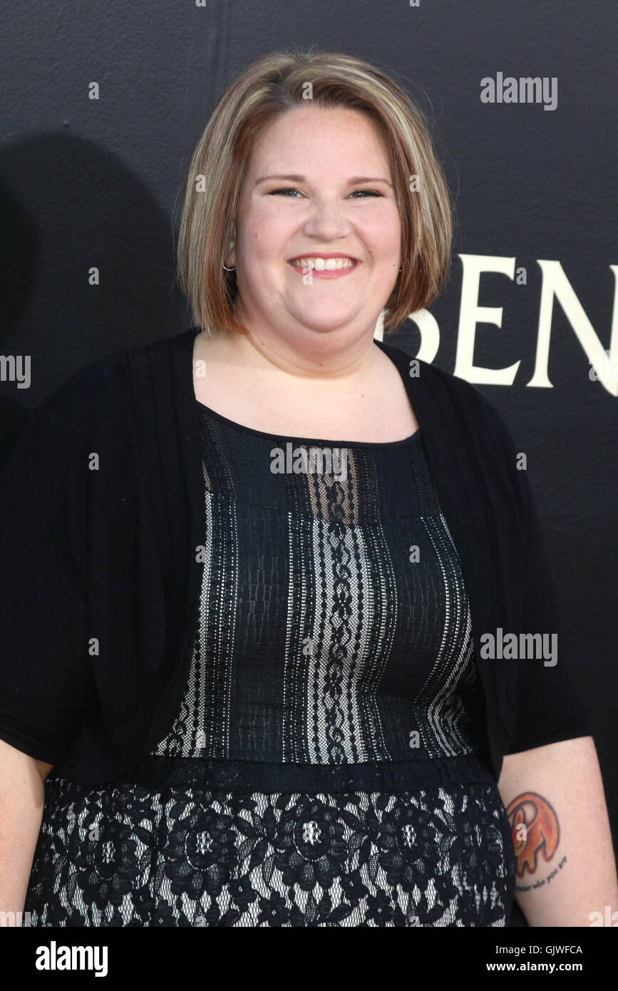 HOLLYWOOD, CA - AUGUST 16: Candace Payne at the LA Premiere of the ...