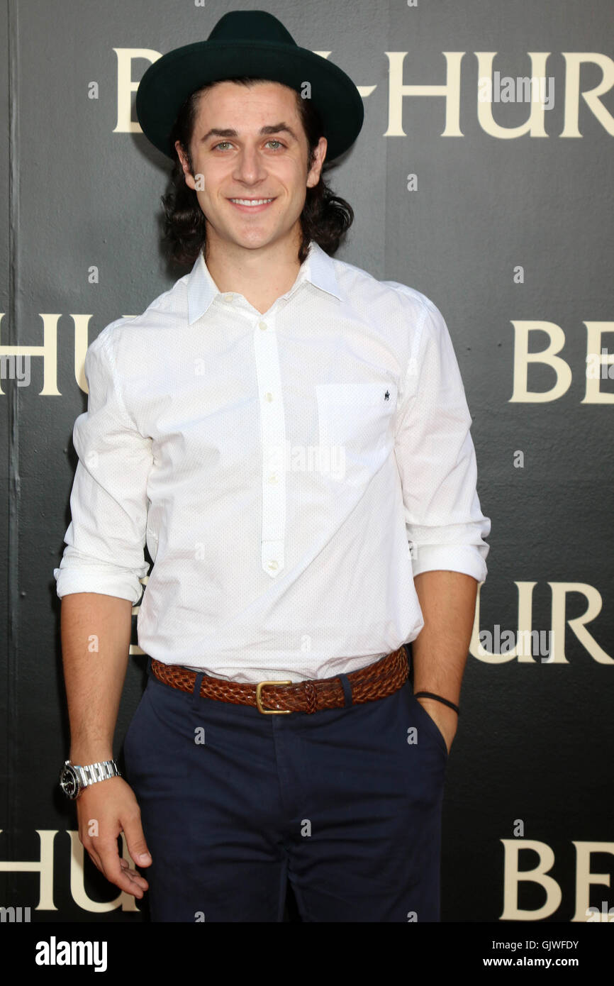 HOLLYWOOD, CA - AUGUST 16: David Henrie at the LA Premiere of the ...