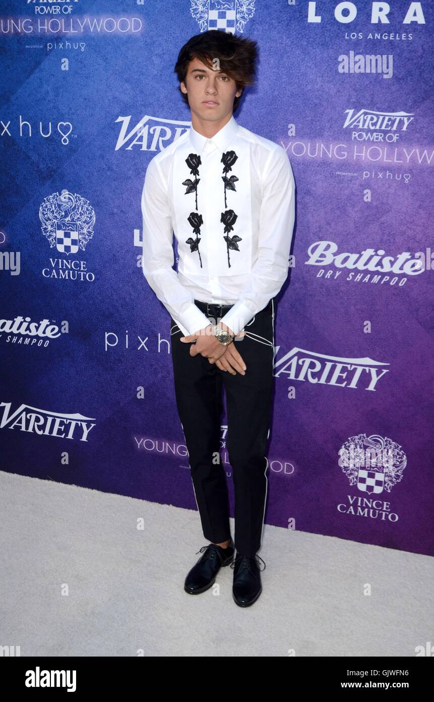Los Angeles, CA, USA. 16th Aug, 2016. Dylan Jagger Lee at arrivals for ...