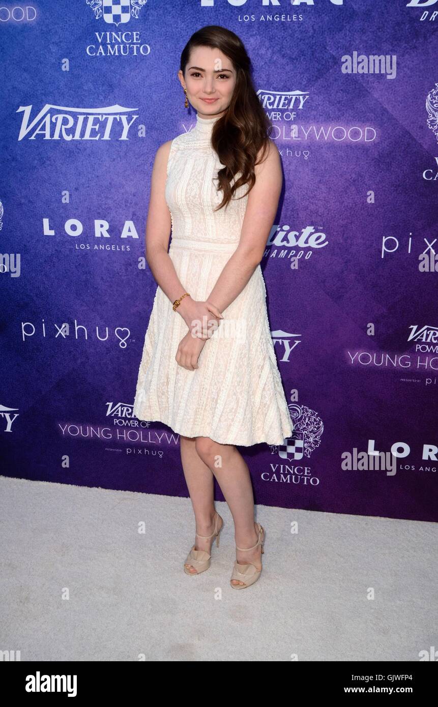 Los Angeles, CA, USA. 16th Aug, 2016. Emily Robinson at arrivals for ...