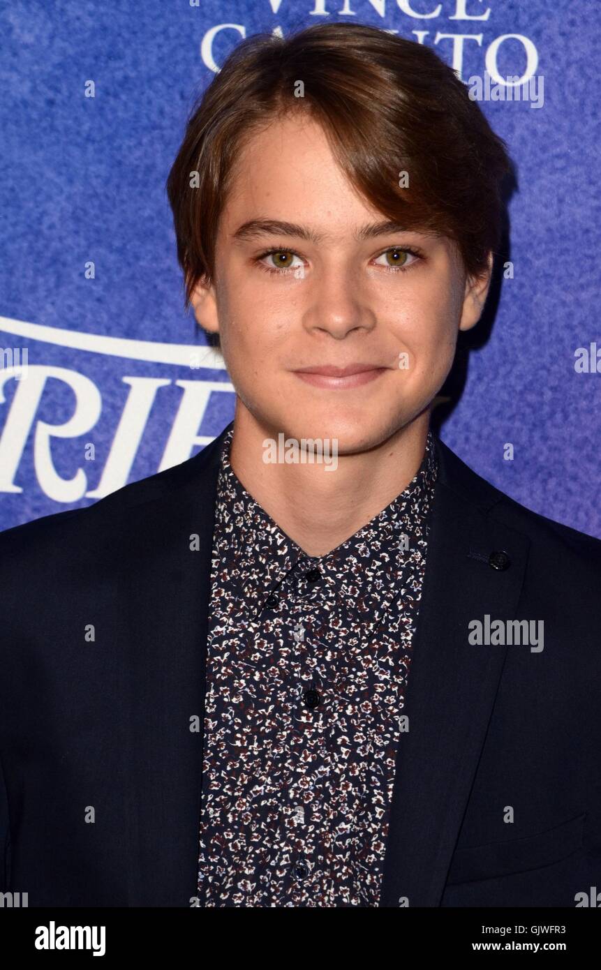 Los Angeles, CA, USA. 16th Aug, 2016. Judah Lewis at arrivals for ...