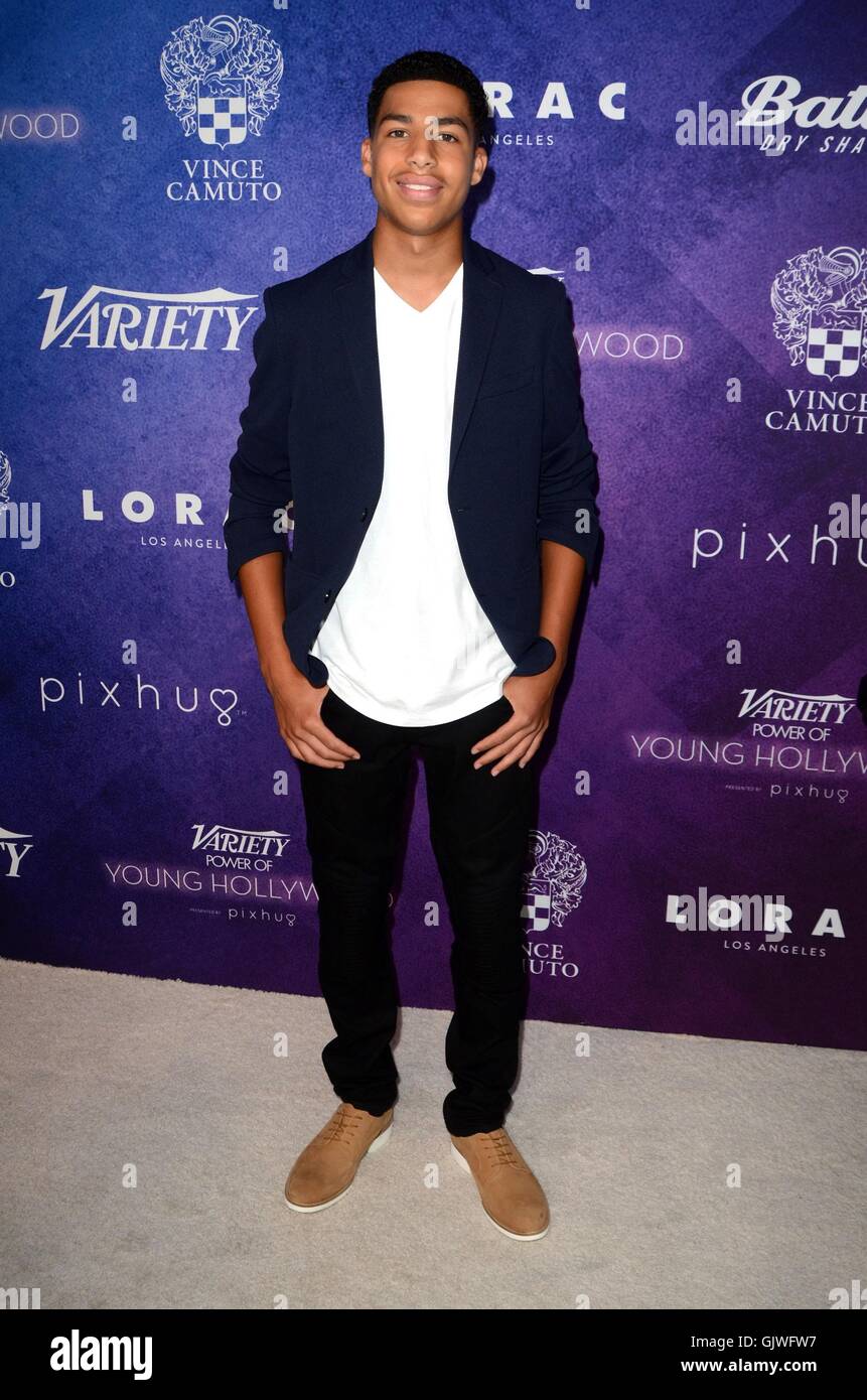 Los Angeles, CA, USA. 16th Aug, 2016. Marcus Scribner at arrivals for ...