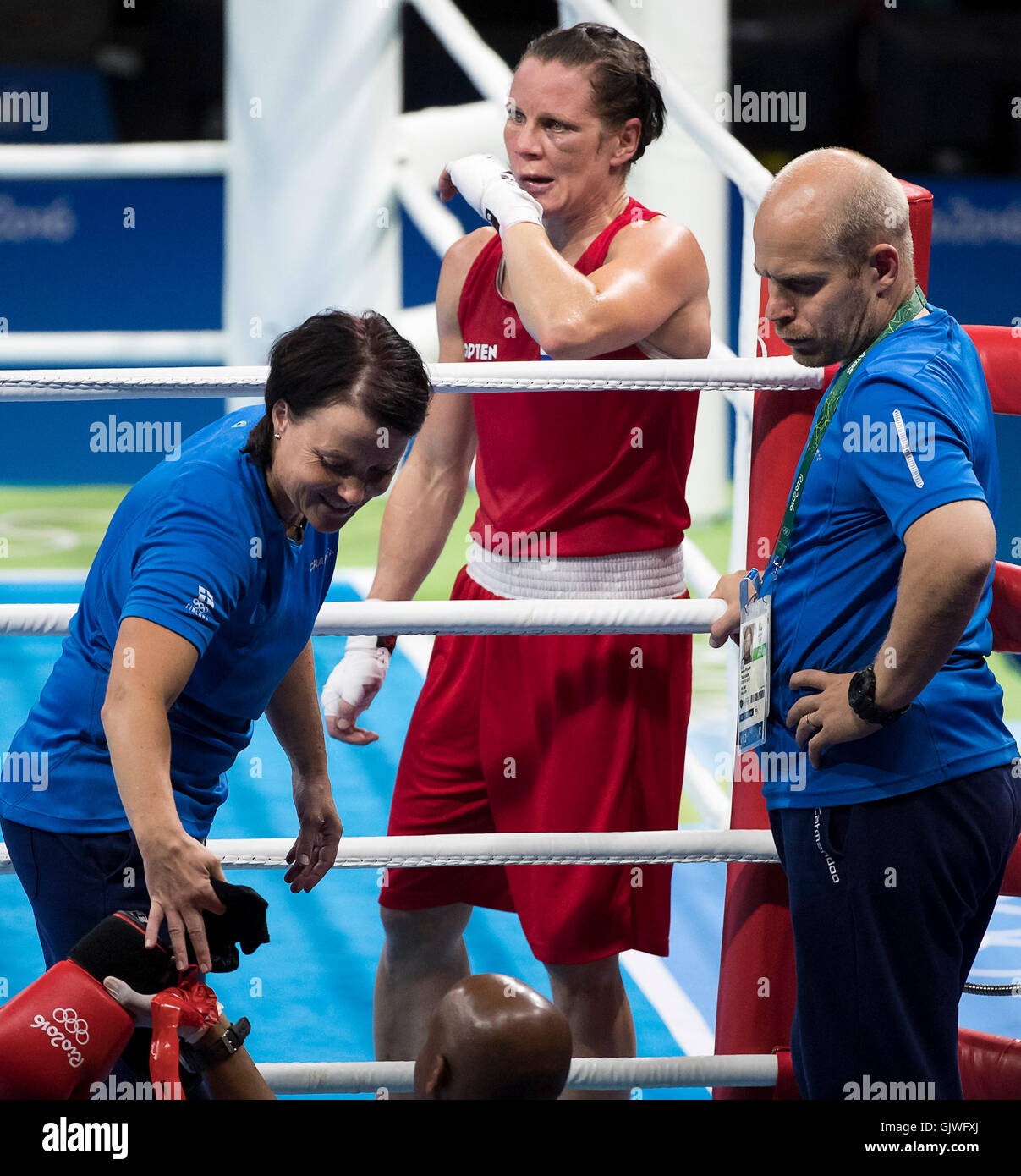 Rio de Janeiro, RJ, Brazil. 16th Aug, 2016. OLYMPICS BOXING: Mira ...