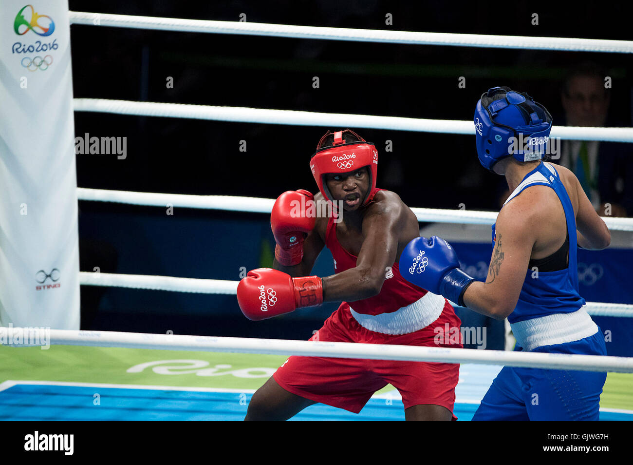 2016 olympics women's boxing hi-res stock photography and images - Alamy
