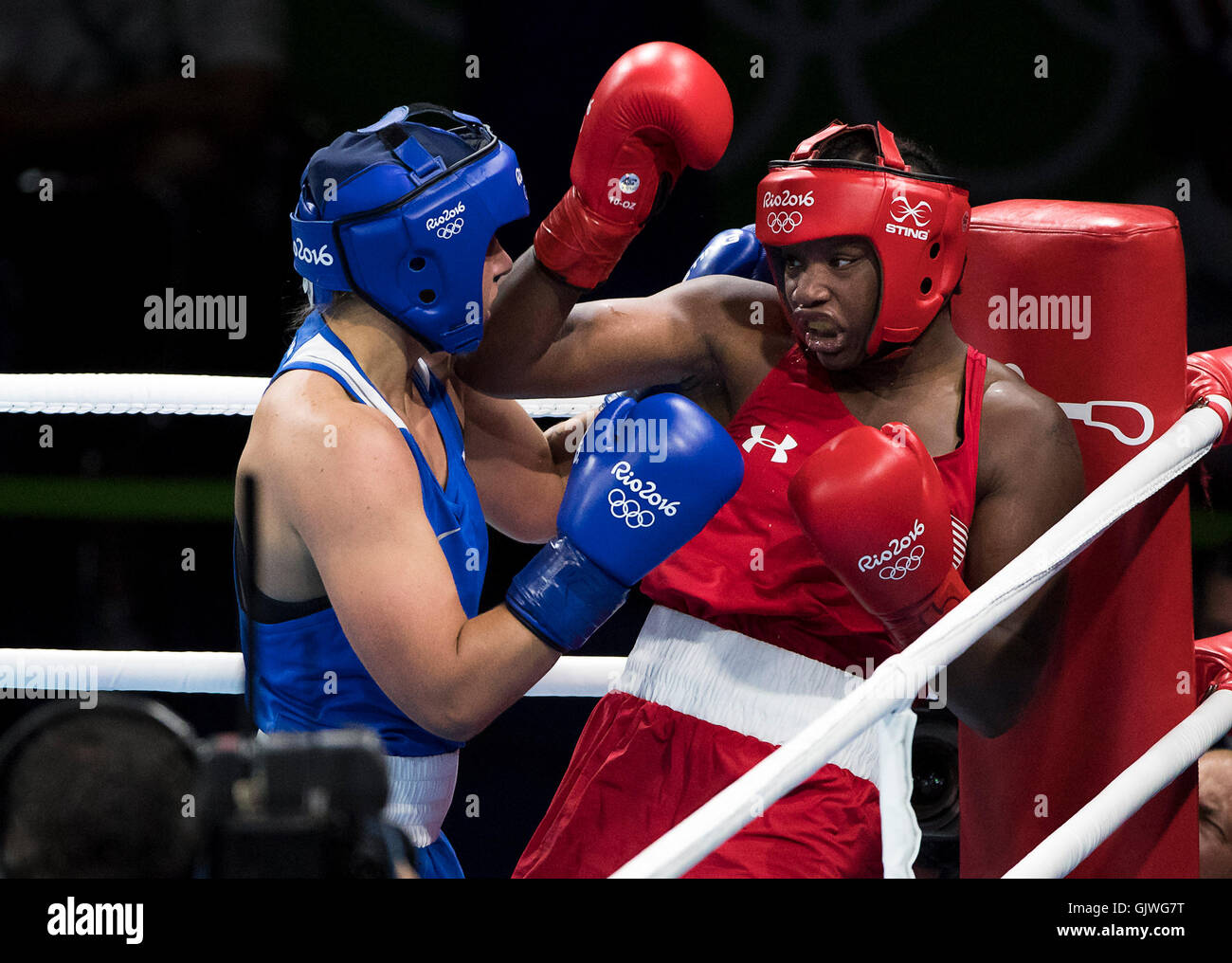 Rio de Janeiro, RJ, Brazil. 16th Aug, 2016. OLYMPICS BOXING: Claresa ...