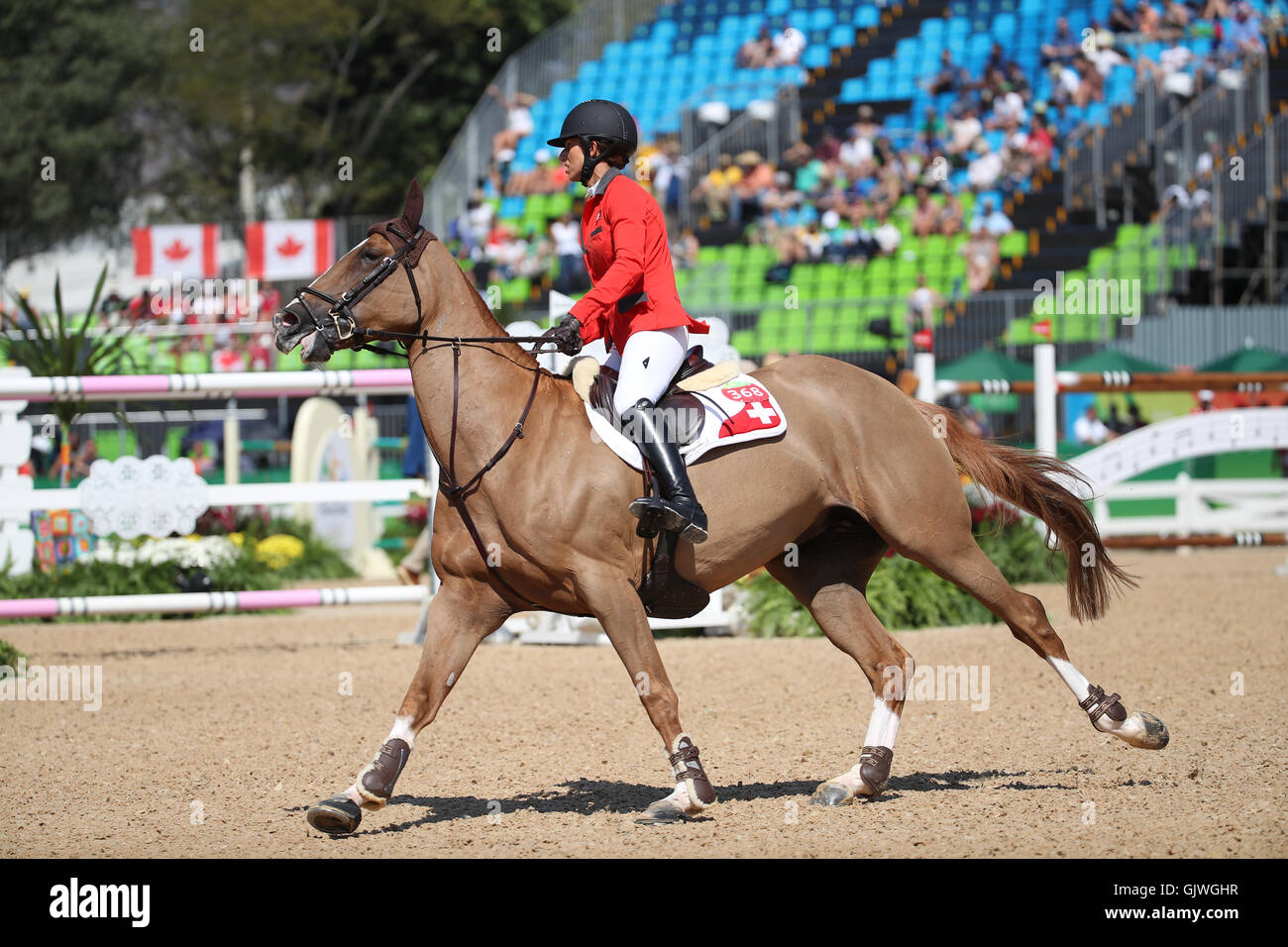 Rio de Janeiro, Brazil. 17th Aug, 2016. Janika Sprunger of Switzerland ...