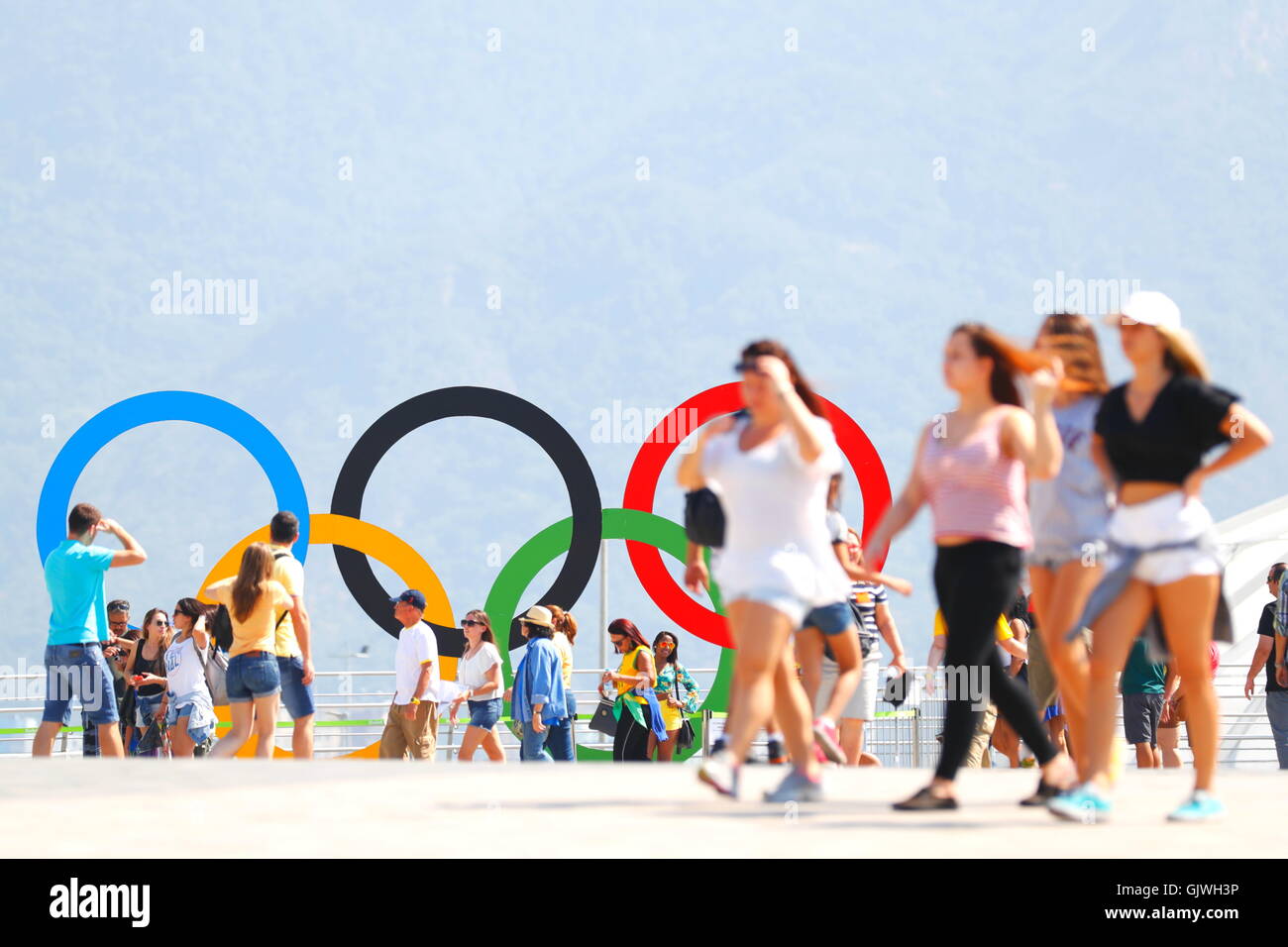 Rio de Janeiro, Brazil. 17th Aug, 2016. General view : Rio 2016 Olympic ...