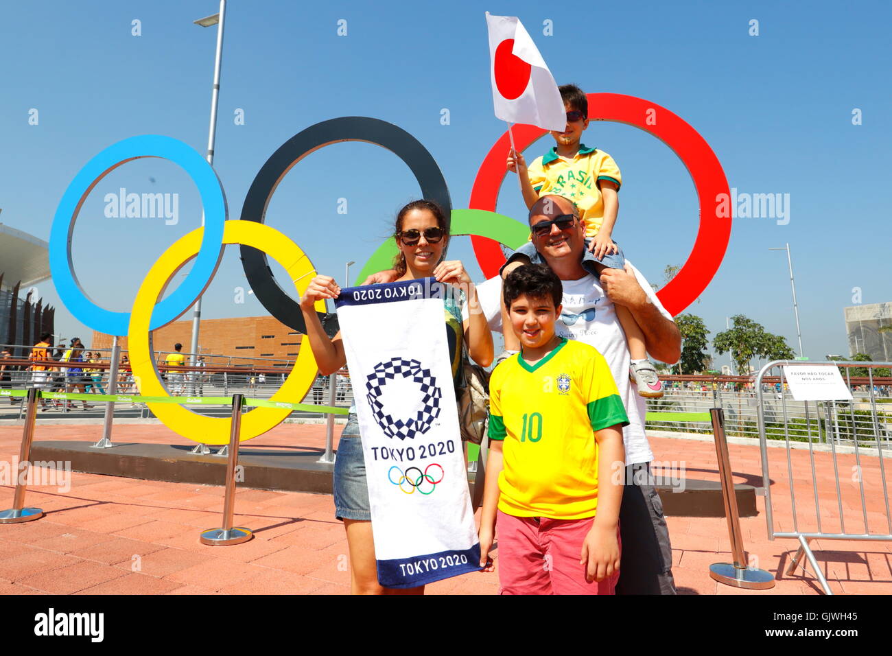 Rio de Janeiro, Brazil. 17th Aug, 2016. General view : Rio 2016 Olympic ...