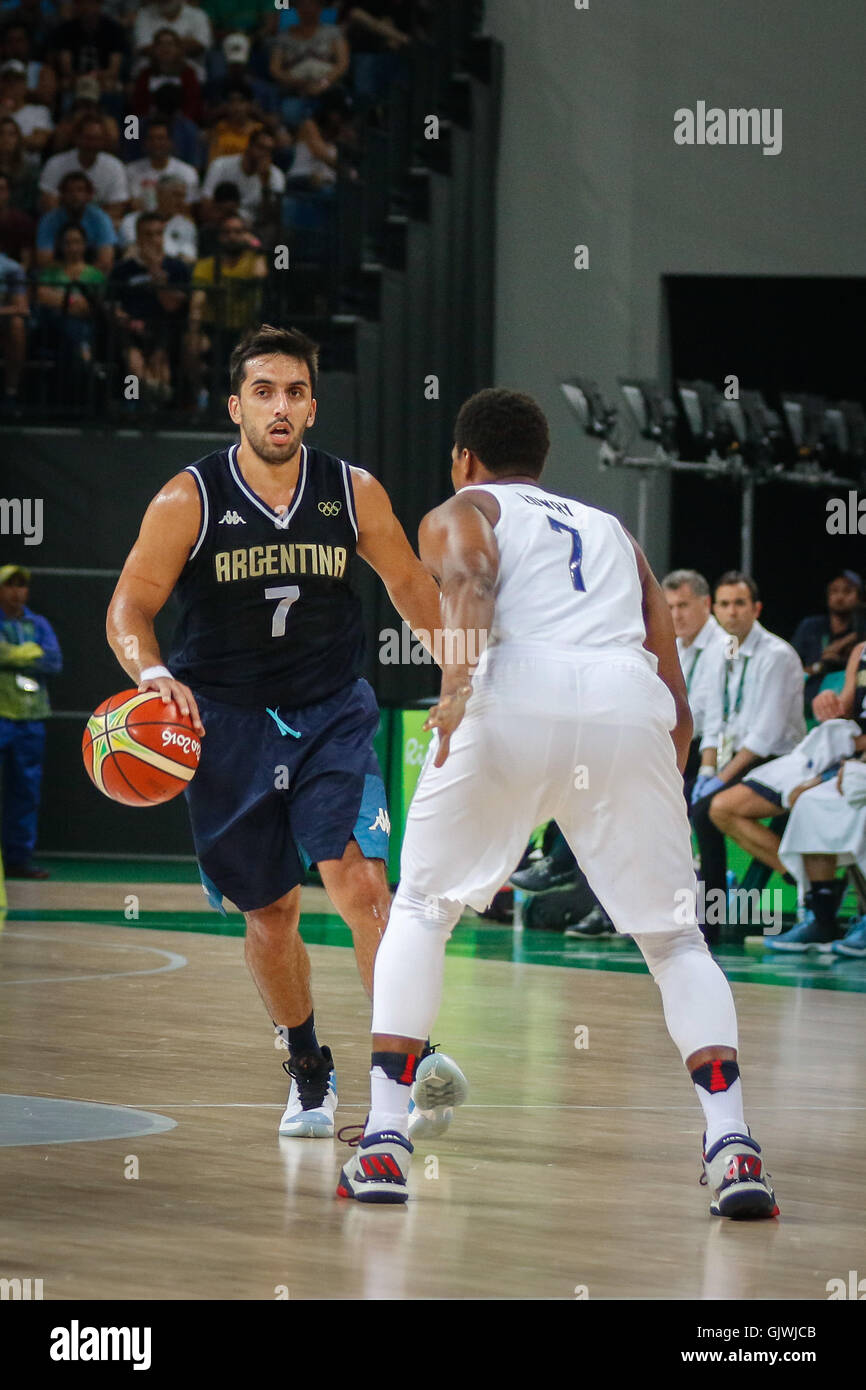 Rio de Janeiro, Brazil. 17th Aug, 2016. RIO 2016 OLYMPICS BASKETBALL ...