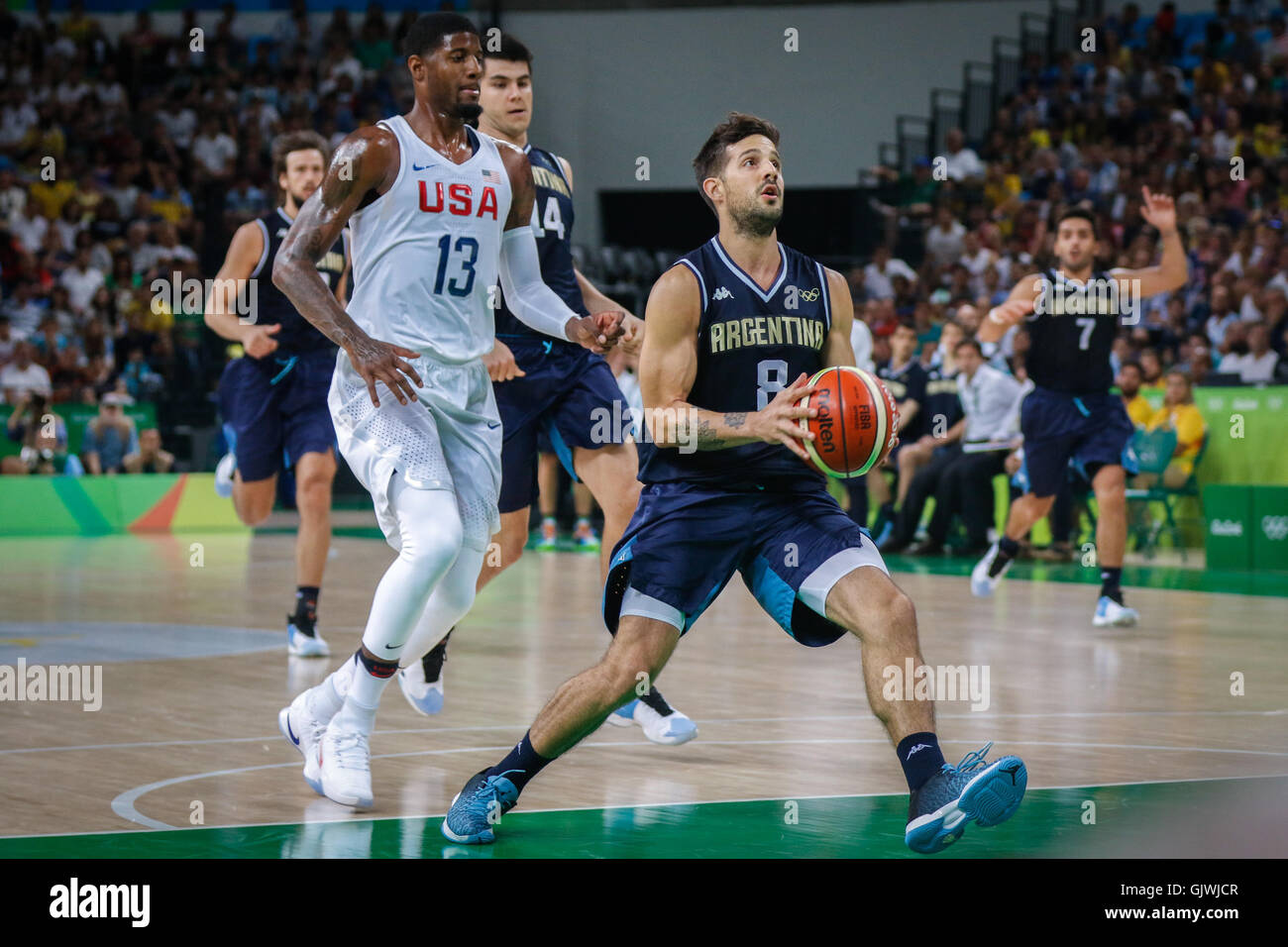 Rio de Janeiro, Brazil. 17th Aug, 2016. RIO 2016 OLYMPICS BASKETBALL ...