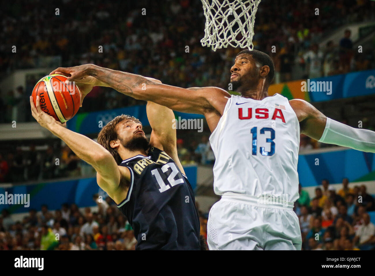 Rio de Janeiro, Brazil. 17th Aug, 2016. RIO 2016 OLYMPICS BASKETBALL ...