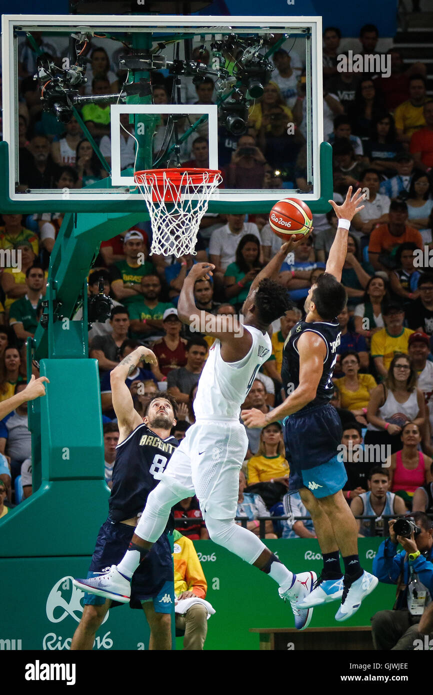 Rio de Janeiro, Brazil. 17th Aug, 2016. RIO 2016 OLYMPICS BASKETBALL ...